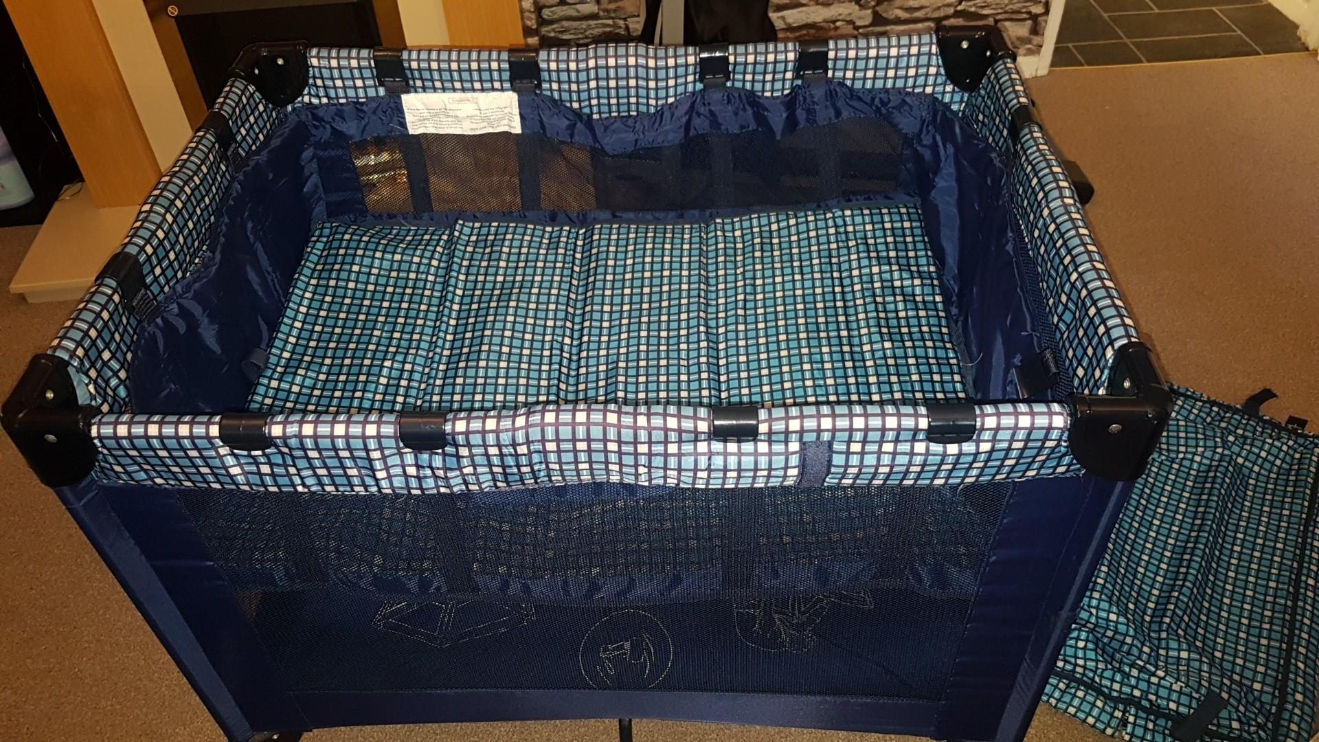 Little Shield Travel cot with basinete & in Doncaster for £10.00 for ...