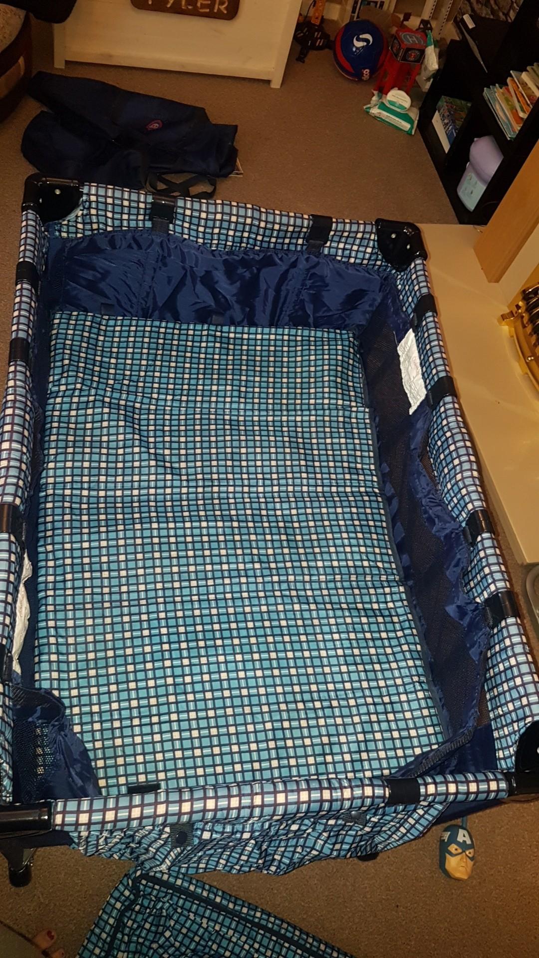 Little Shield Travel cot with basinete & in Doncaster for £10.00 for ...