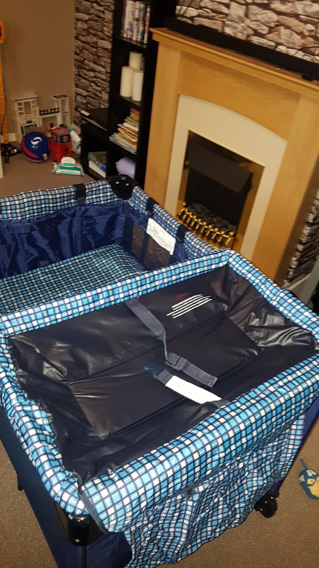 Little Shield Travel cot with basinete & in Doncaster for £10.00 for ...