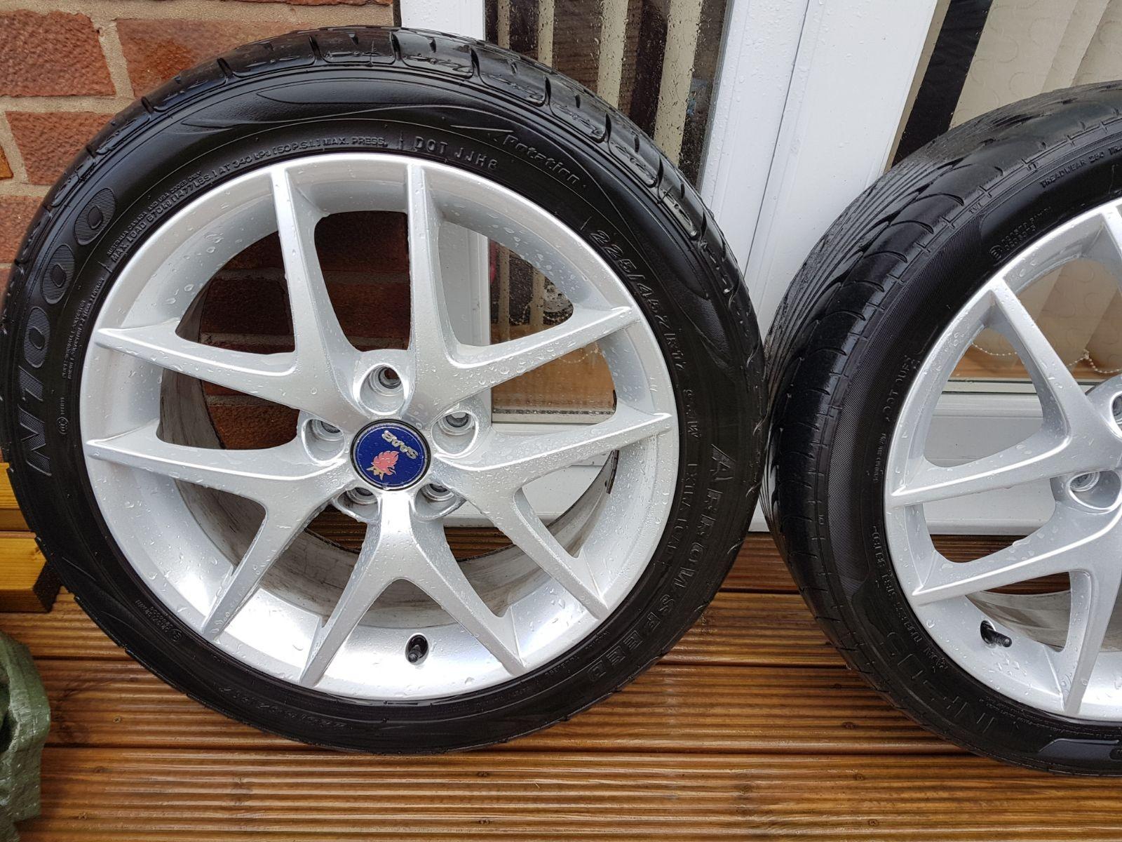 saab 9-3 aero alloy wheels 17" 5x110 in Rotherham für 250,00 £ zum ...