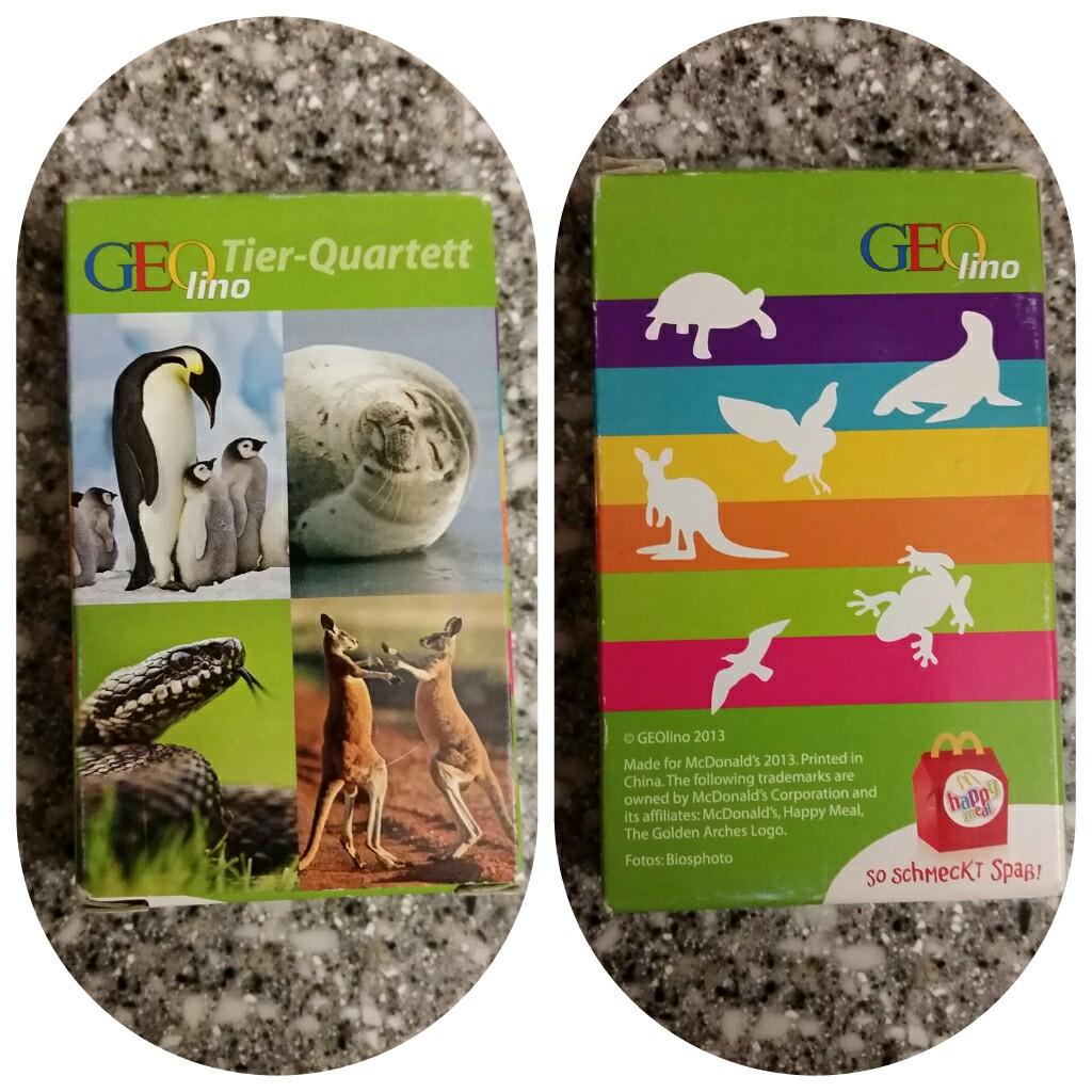 GEOlino Tier-Quartett/McDonald's in 9911 Assling für gratis zum Verkauf ...