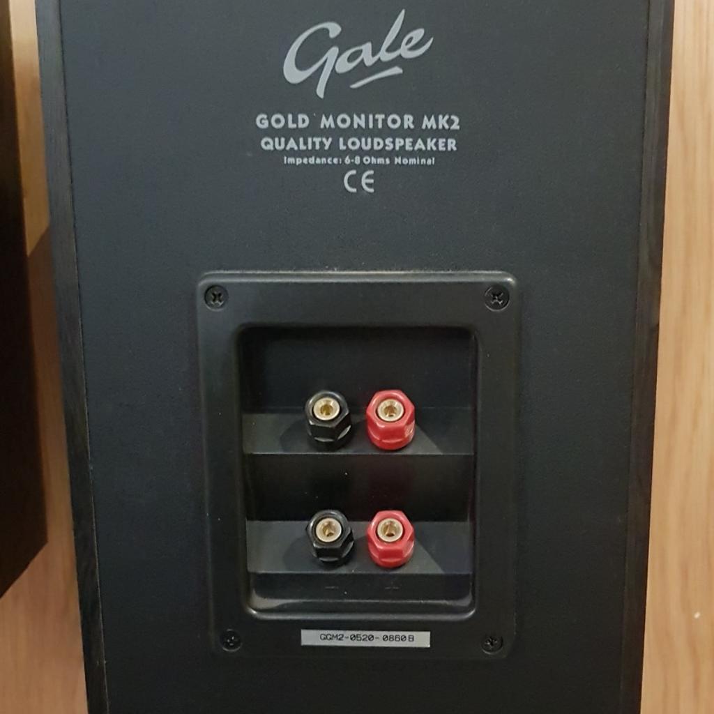Gale gold monitor mk2 speakers with stands in Barnsley für 45,00 £ zum ...