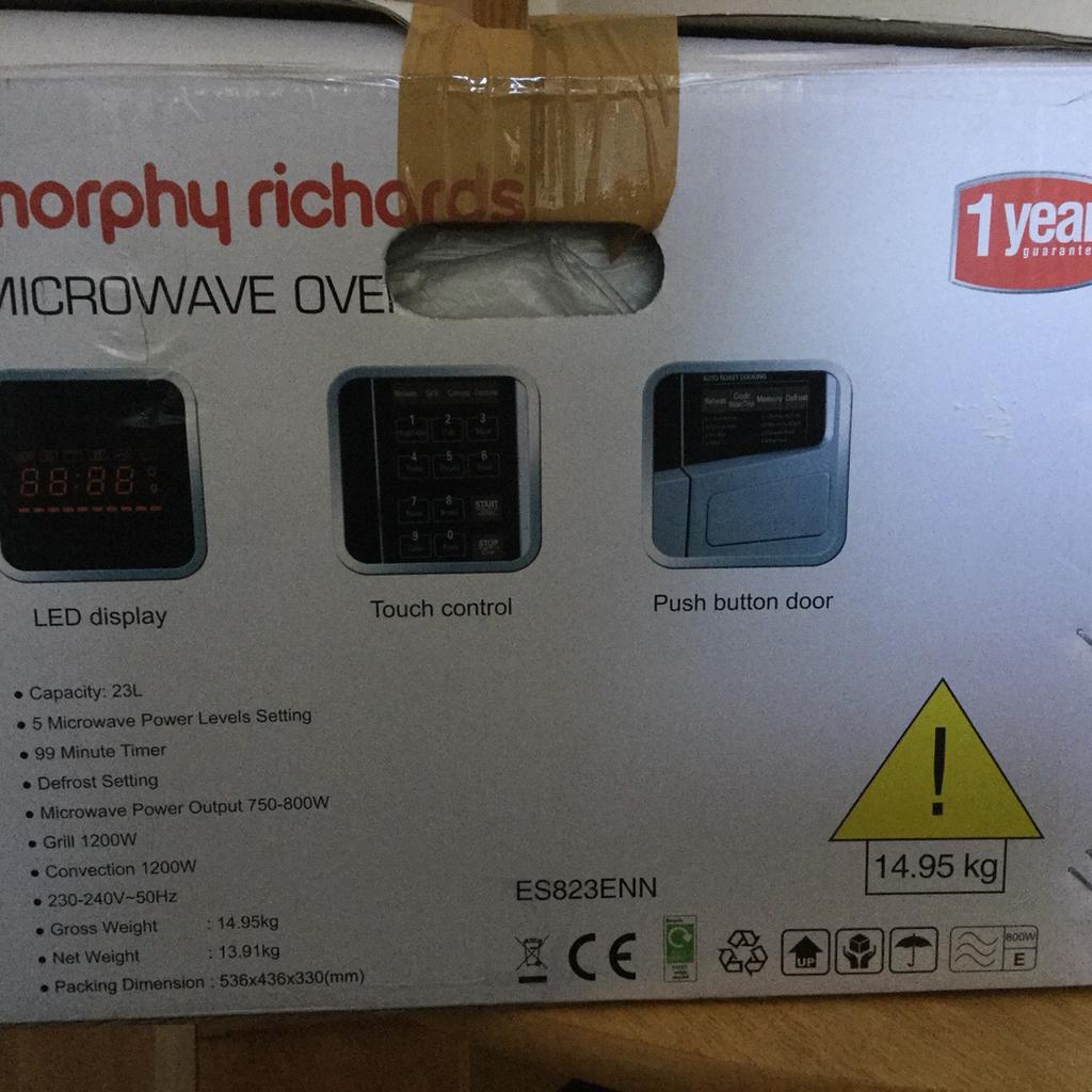 Morphy Richards Microwave Oven in E17 Forest für 20,00 £ zum Verkauf ...