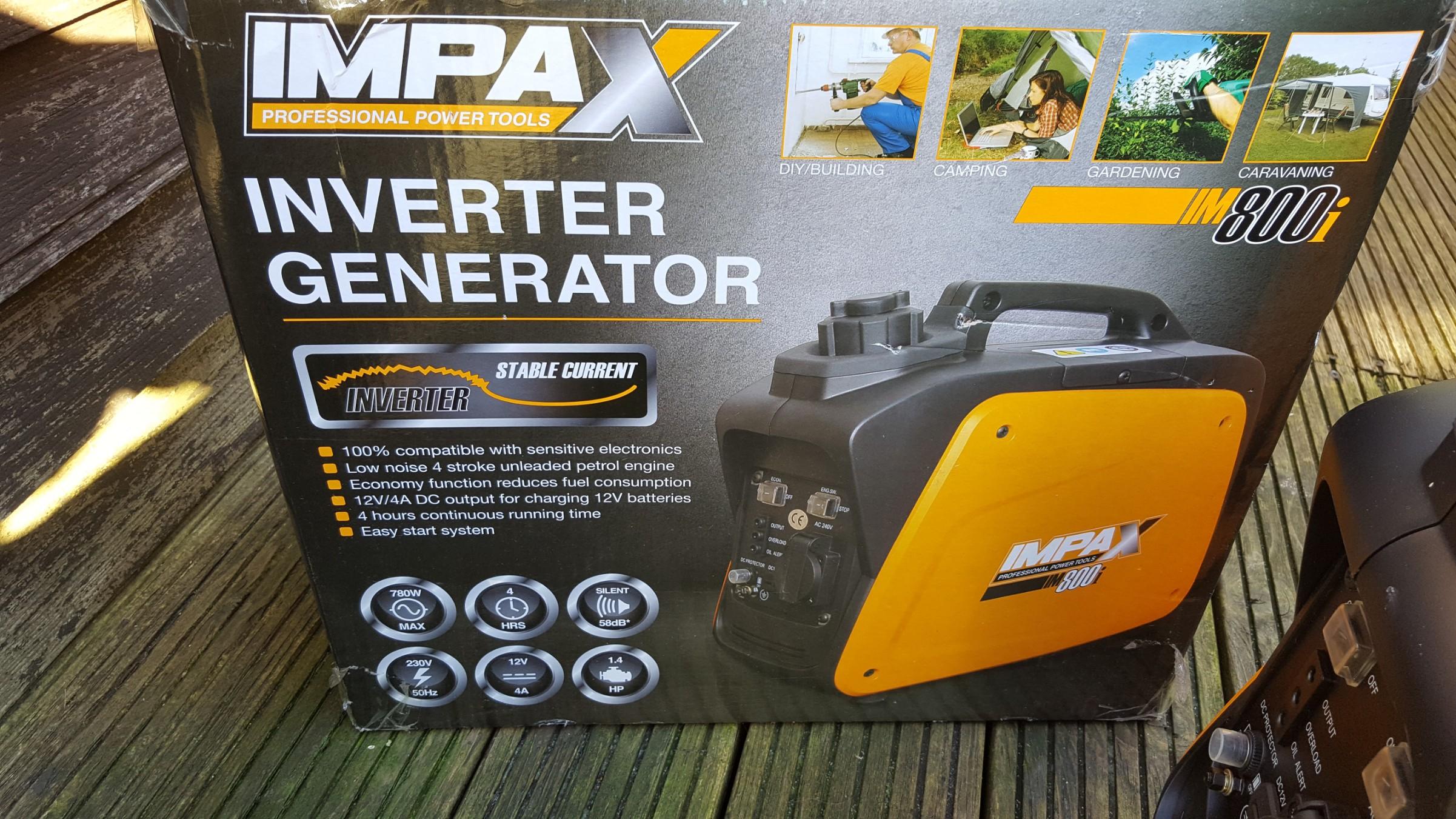IMPAX IM800I 700W INVERTER GENERATOR 230V in NP44 Cwmbran für 130,00 ...