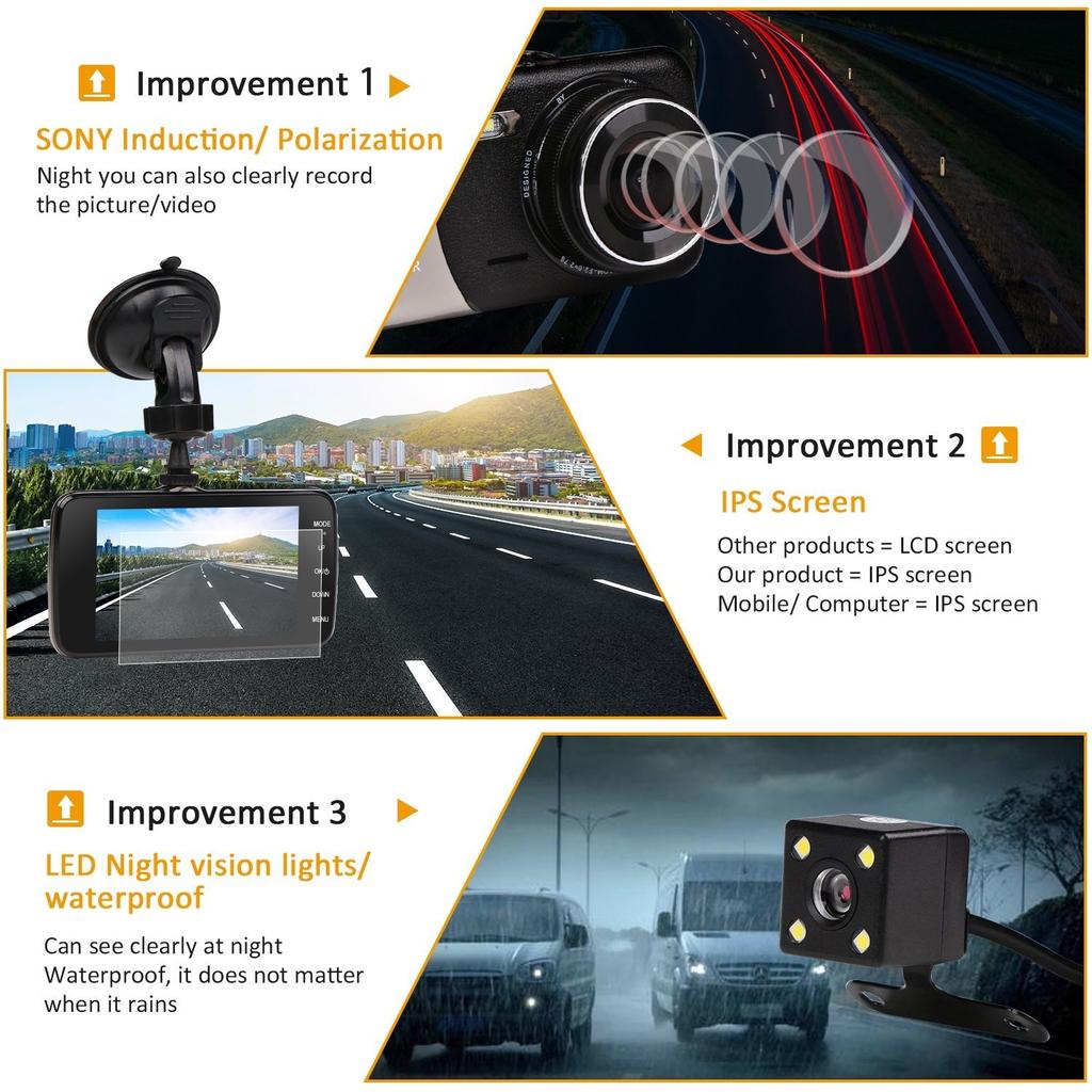 Car Dash Cam, JC Beauty[New Upgrade Version] in WF14 Kirklees for £30. ...