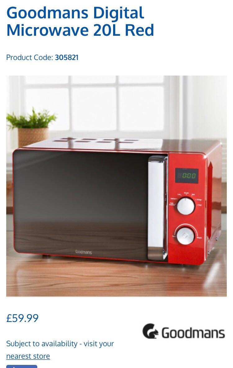 Goodmans Microwave in WS10 Walsall für 35,00 £ zum Verkauf | Shpock DE
