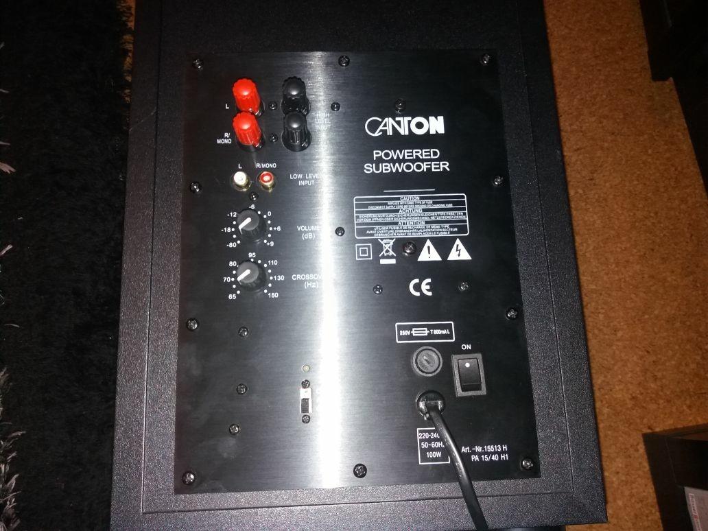 Canton M 240 Subwoofer Neu in 77815 Bühl für 85,00 € zum Verkauf ...