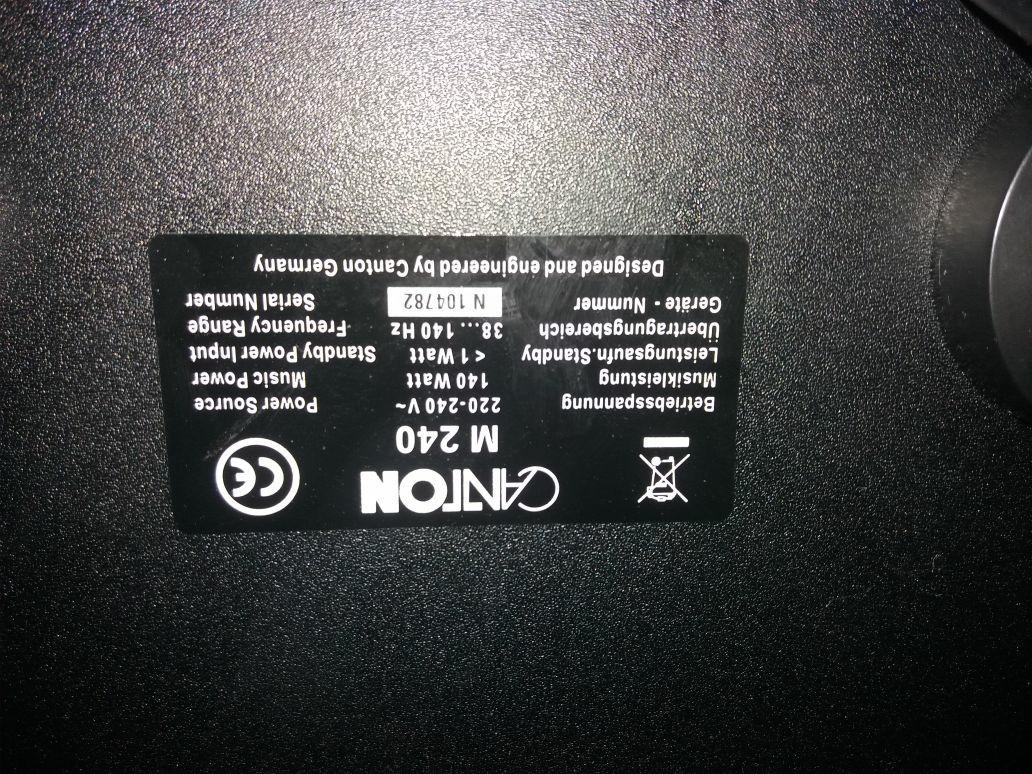 Canton M 240 Subwoofer Neu in 77815 Bühl für 85,00 € zum Verkauf ...