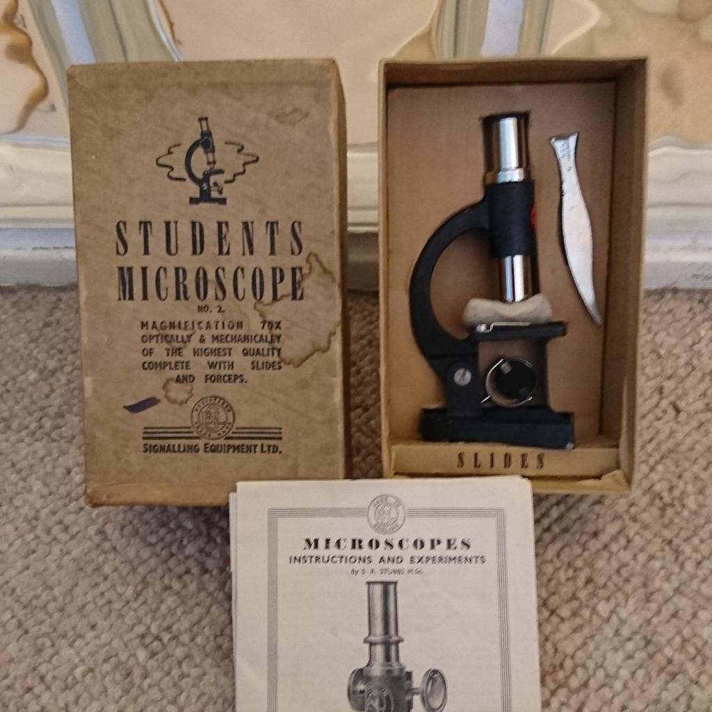 Vintage Students Microscope set. in Nuneaton and Bedworth für 15,00 ...