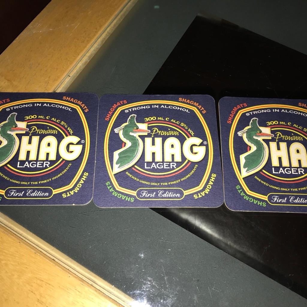 Vintage shag lager beer mats in ST18 Stafford für 2,00 £ zum Verkauf ...