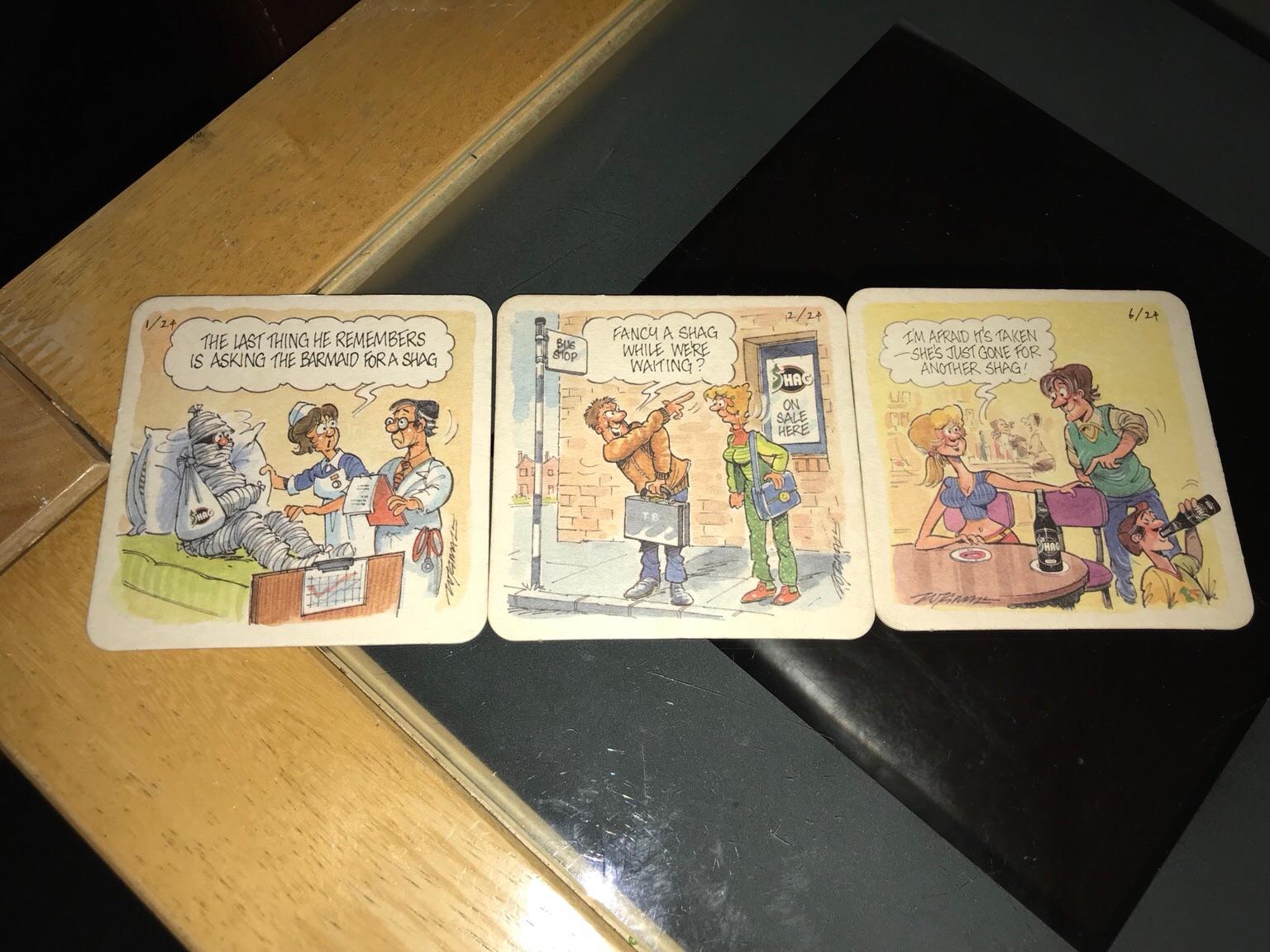Vintage shag lager beer mats in ST18 Stafford für 2,00 £ zum Verkauf ...