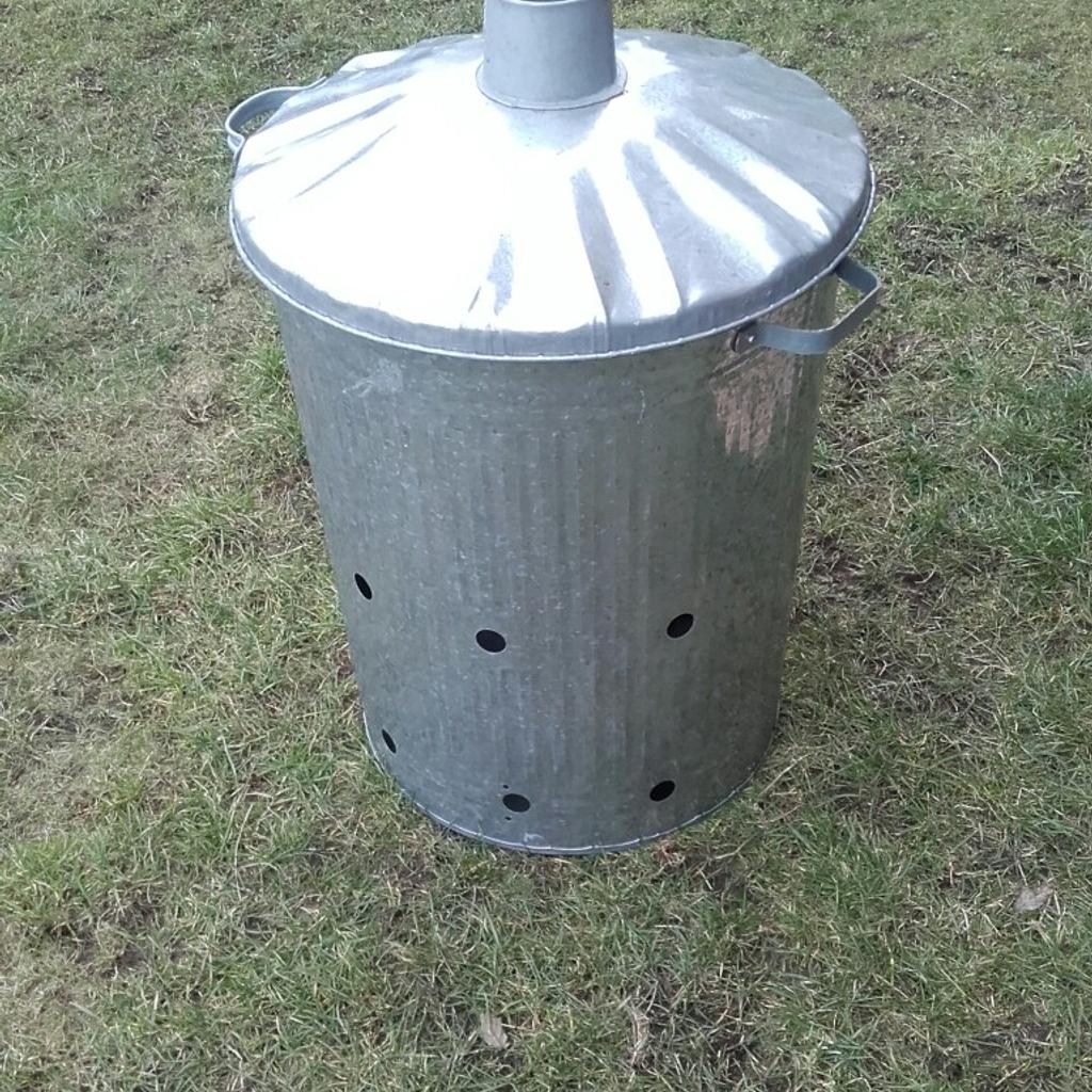 Galvanised Steel Garden Incinerator Bin in Bradford für 15,00 £ zum ...