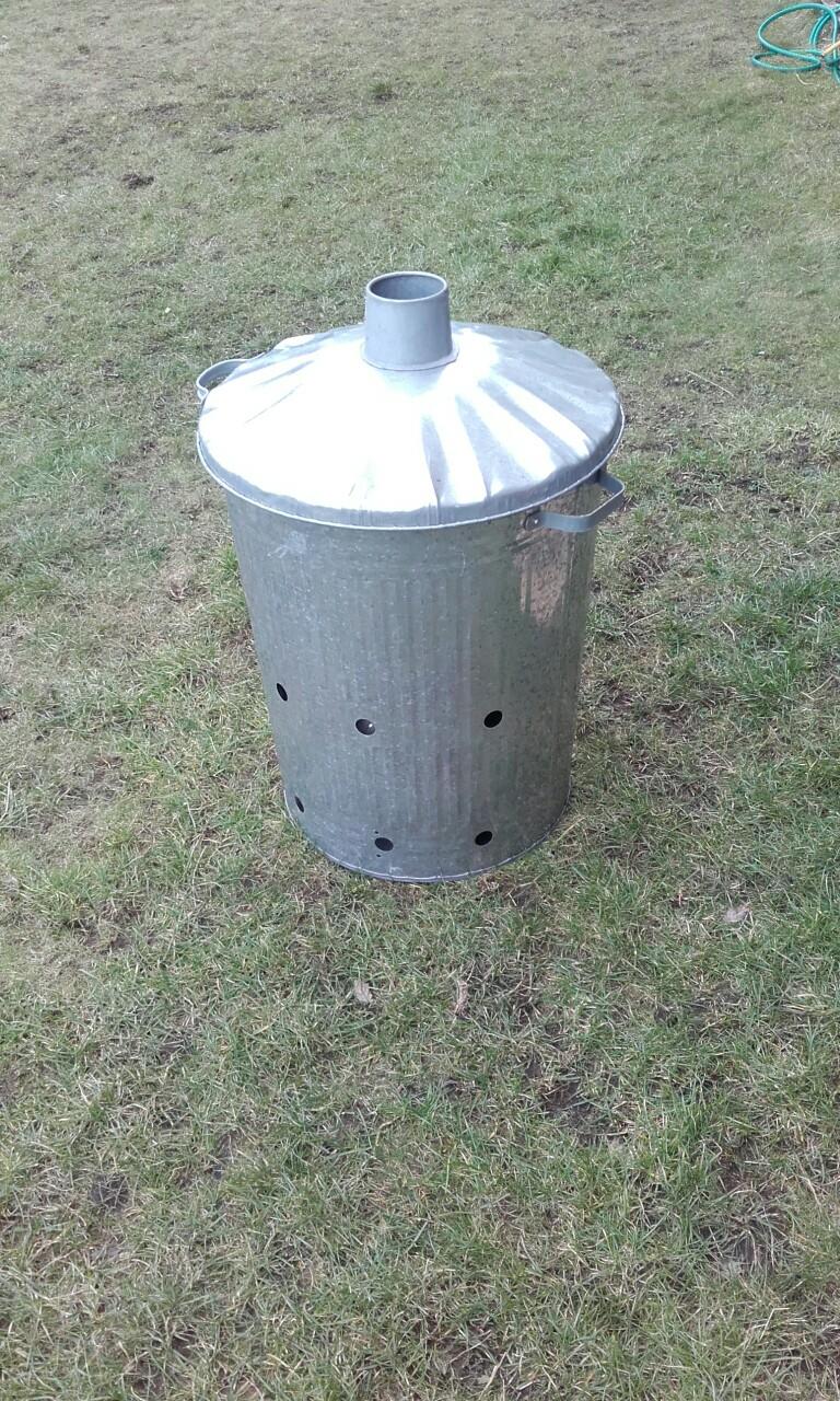 Galvanised Steel Garden Incinerator Bin in Bradford für 15,00 £ zum ...