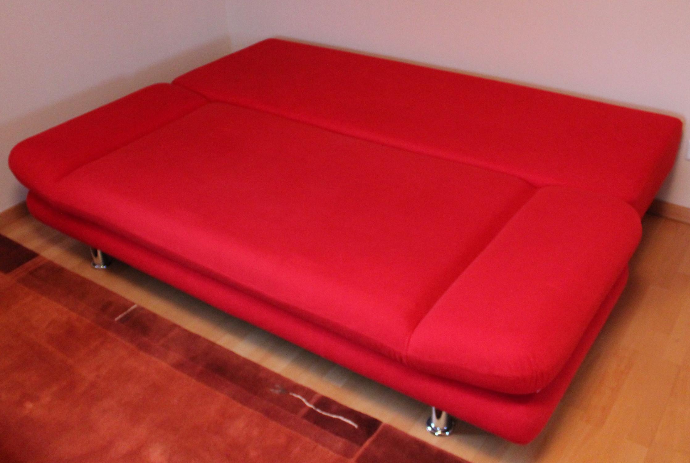 Couch Schlafcouch Sofa Schlafsofa rot in 47877 Willich für € 90,00 zum ...