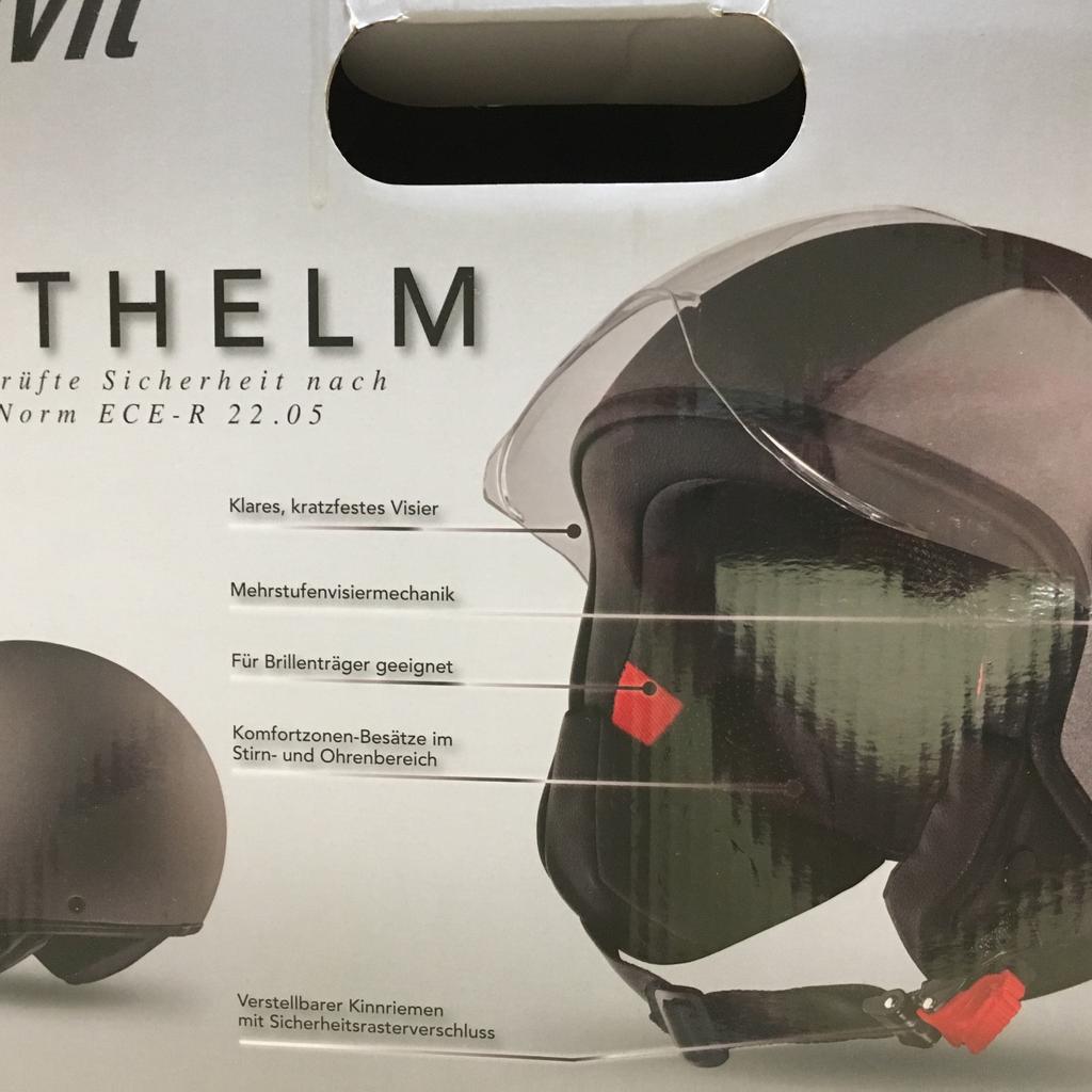 NEU Motorrad Motorroller Helm CRIVIT Jethelm in 80802 München für € 25 ...