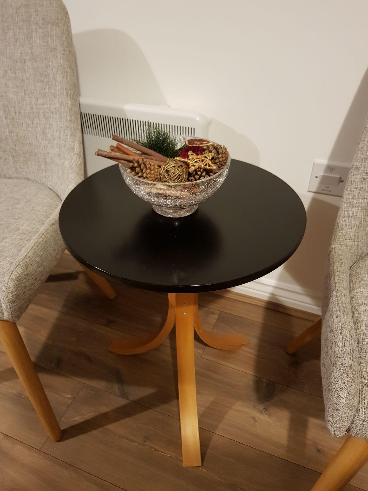 Ikea Fornbro- Black Round Coffee Table in WD6 Hertsmere für 15,00 £ zum ...