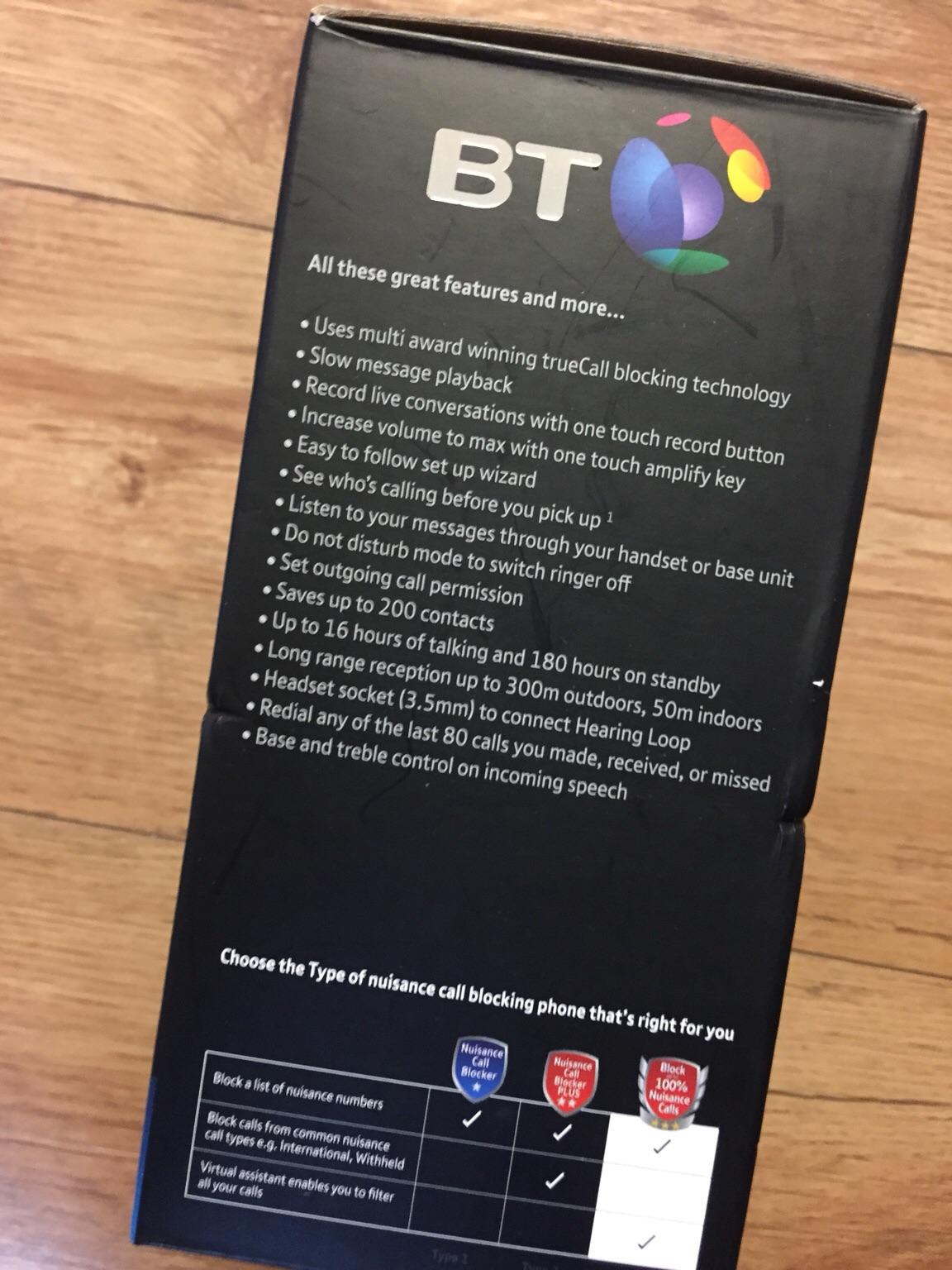 BT Digital Cordless phone with answer machine in TS20 Norton für 15,00 ...