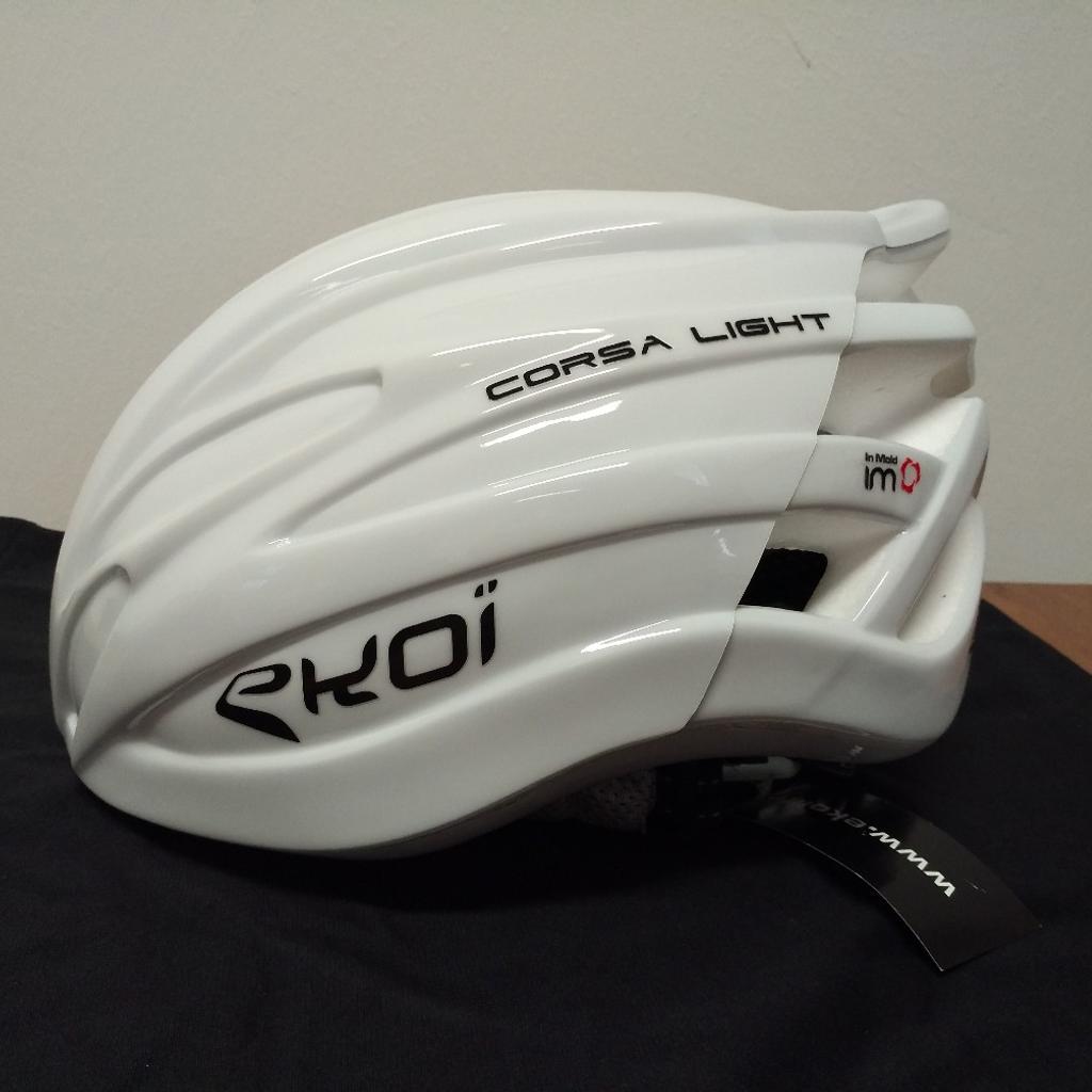 EKOI CORSA LIGHT Helm Weiß mit Aeroschale in 9125 Eberndorf für 60,00 ...