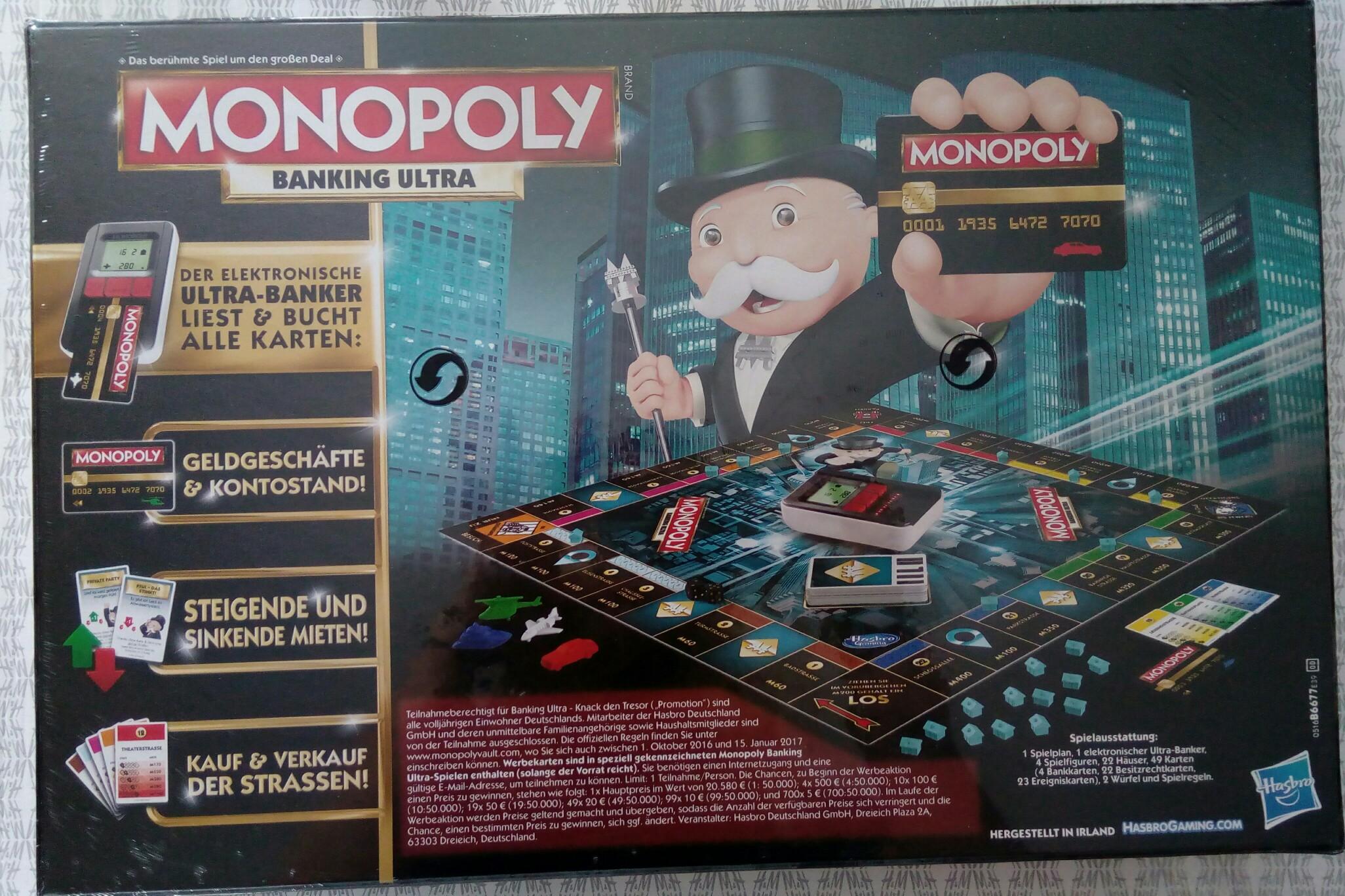 Originalverpacktes Monopoly Banking Ultra in 81245 München für 22,00 ...