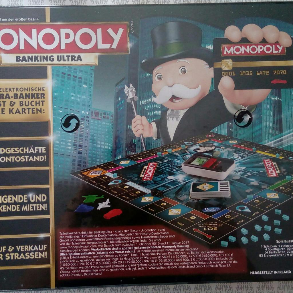 Originalverpacktes Monopoly Banking Ultra in 81245 München für 22,00 ...