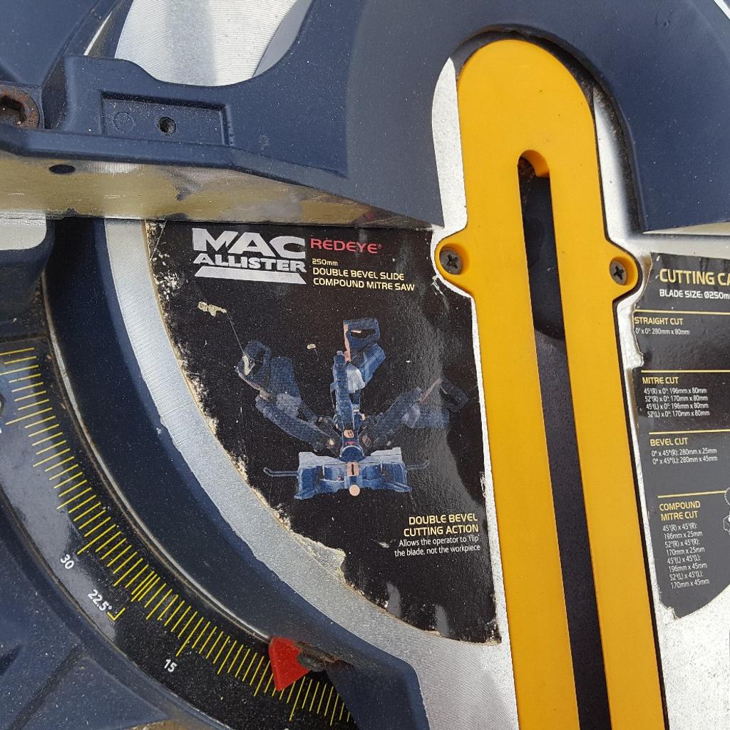MACALLISTER Redeye slide compound Mitre saw in WS10 Walsall für £ 100 ...