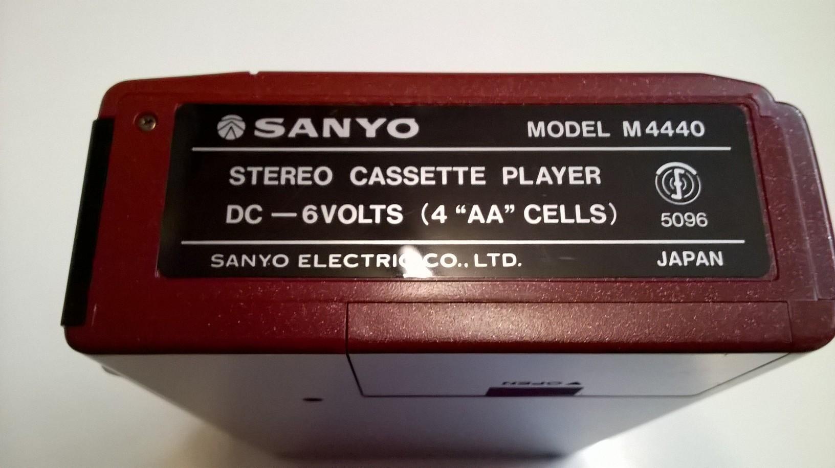 RETRO SANYO M4440 WALKMAN STEREO CASSETTE in PR5 Ribble für 15,00 £ zum ...