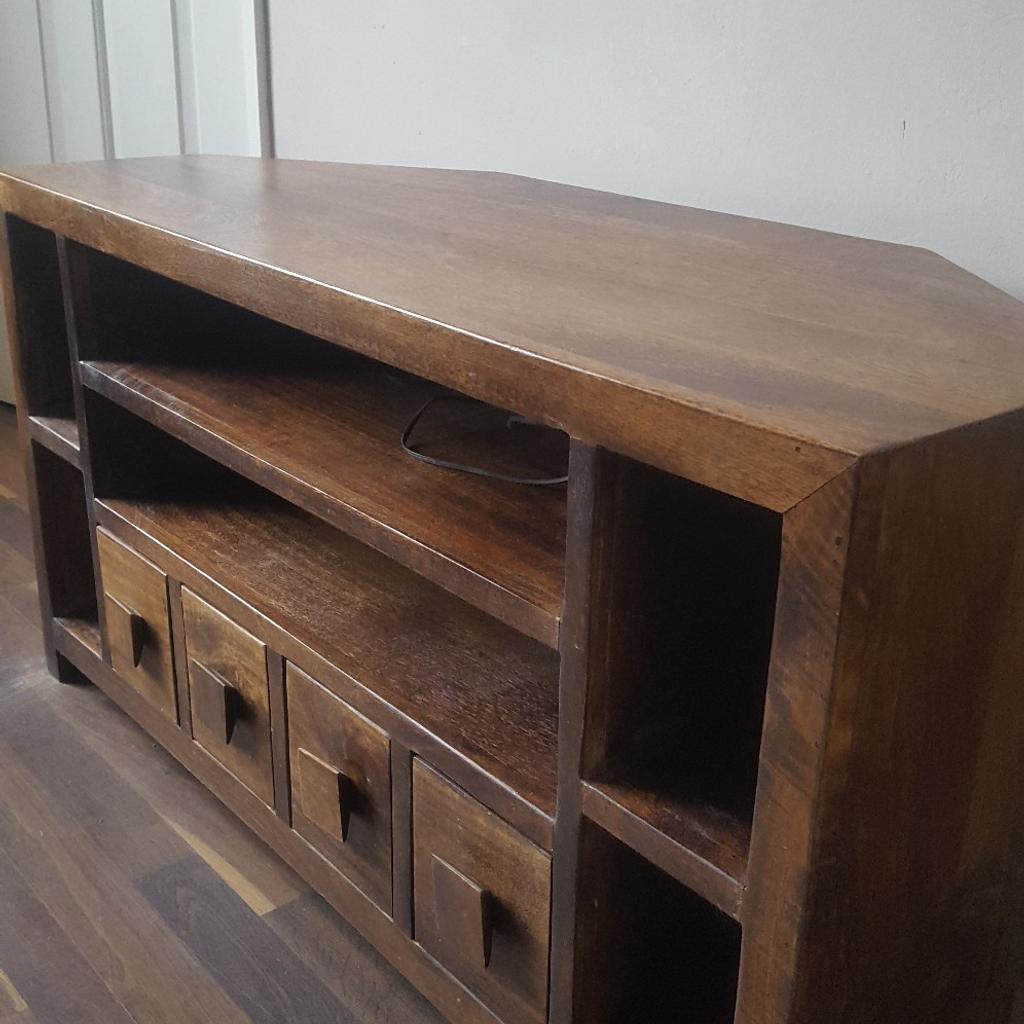 Mango wood tv unit in Peterlee for 75.00 for sale Shpock