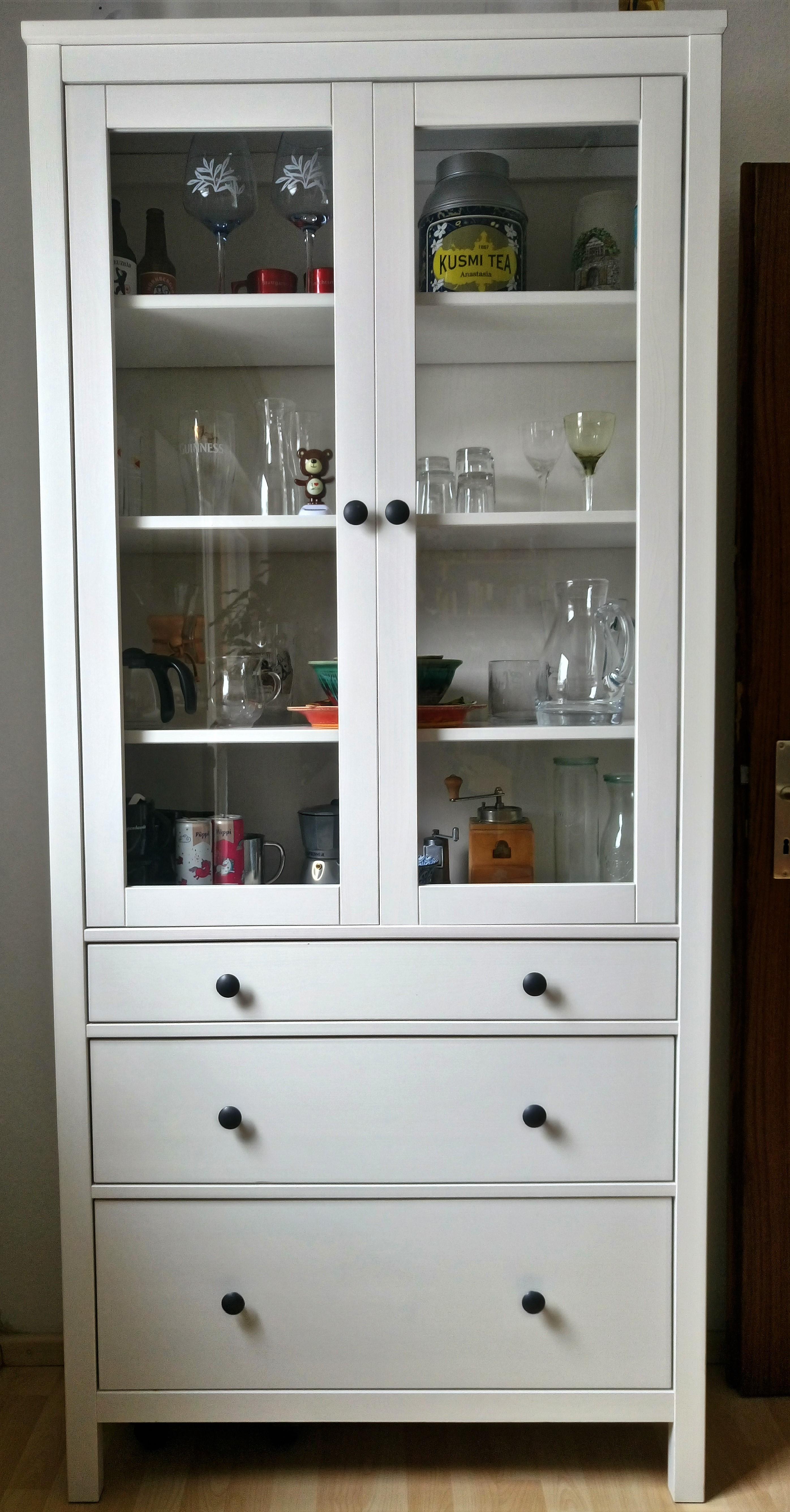 Hemnes Vitrine Altes Modell