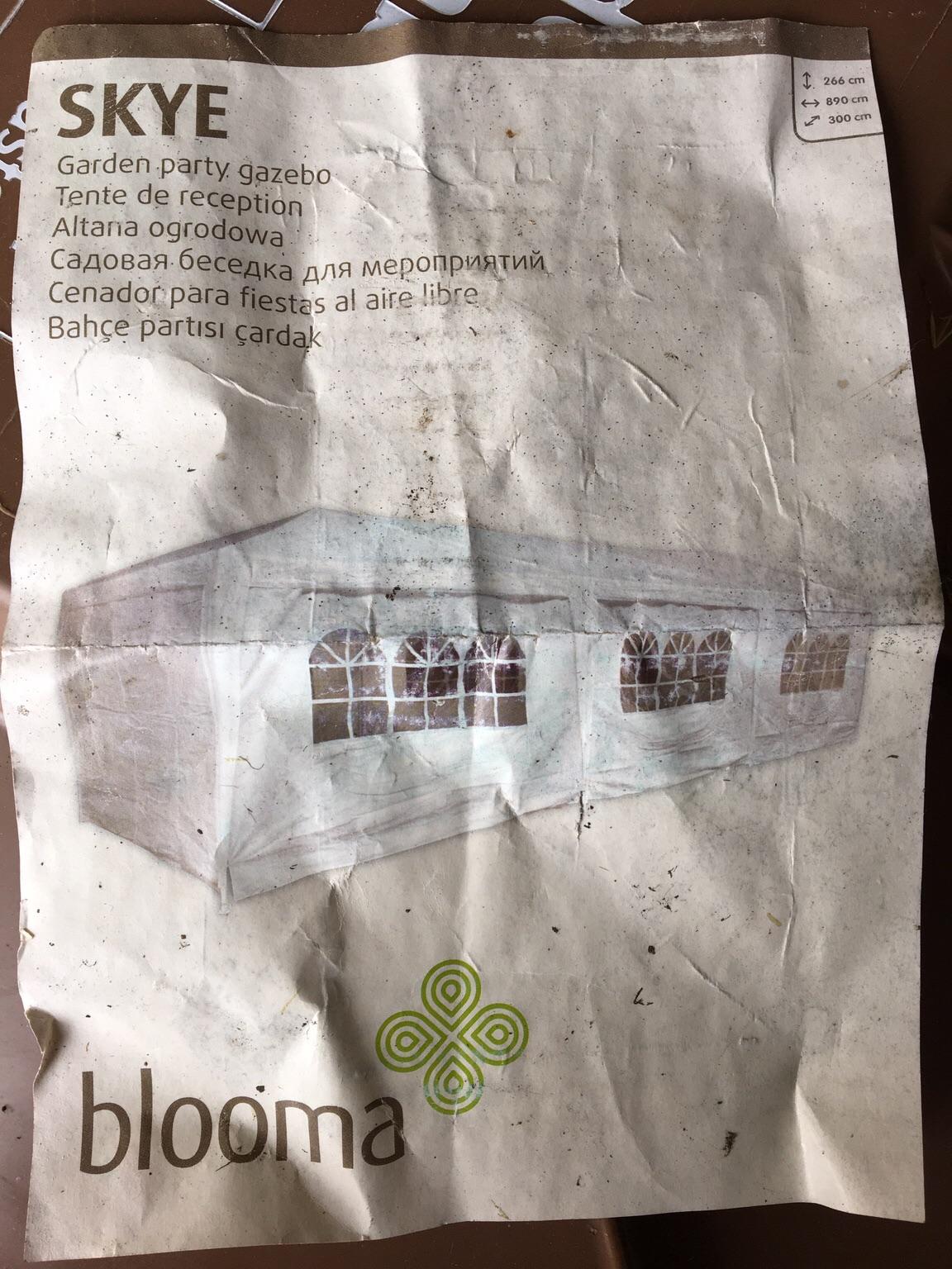 Blooma Garden Party Gazebo Instructions | Fasci Garden