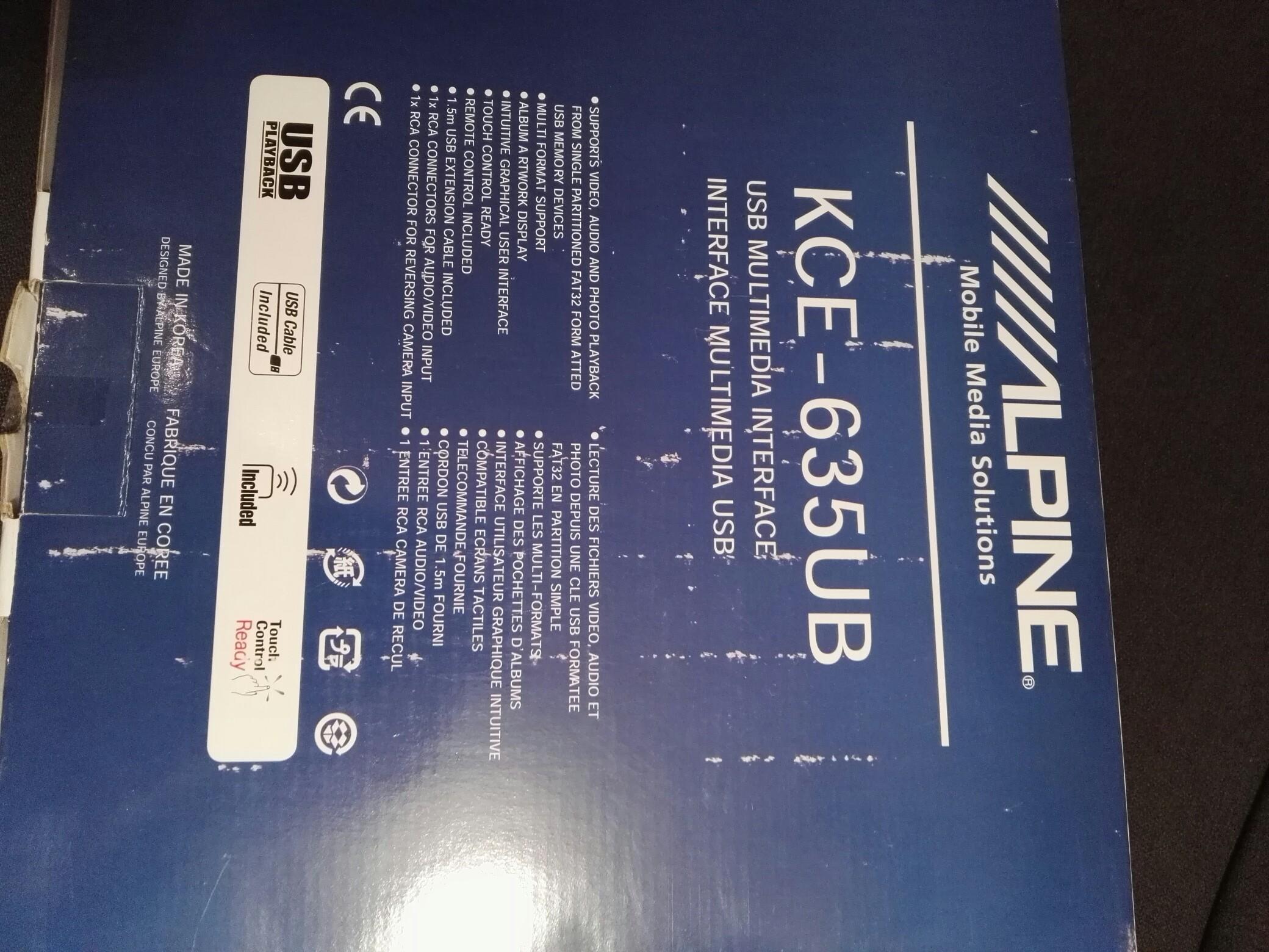 Verkaufe mein Alpine KCE 635 UB USB in 51674 Wiehl für 100,00 € zum ...