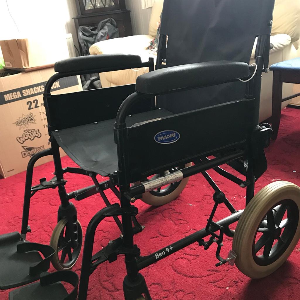 Invacare Ben 9+ wheelchair in BN1 Brighton for £30.00 for sale | Shpock