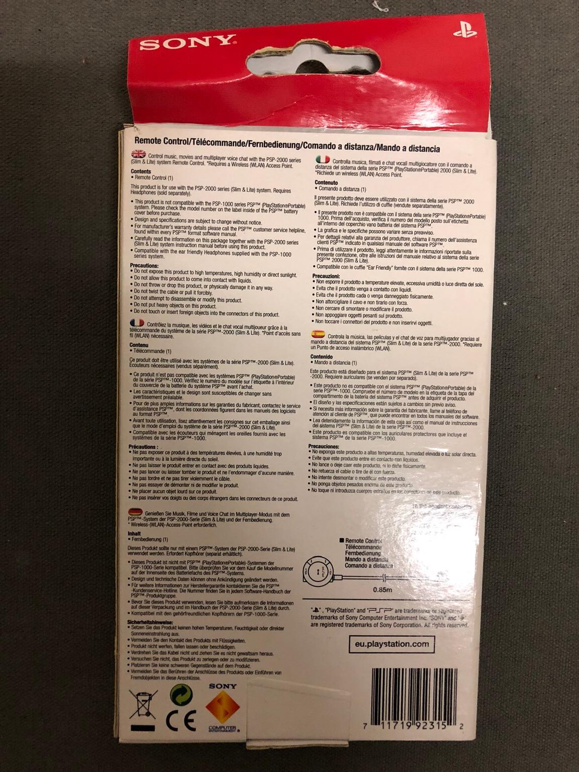 Remote Control PSP Fernbedienung in 4614 Marchtrenk für € 12,00 zum ...