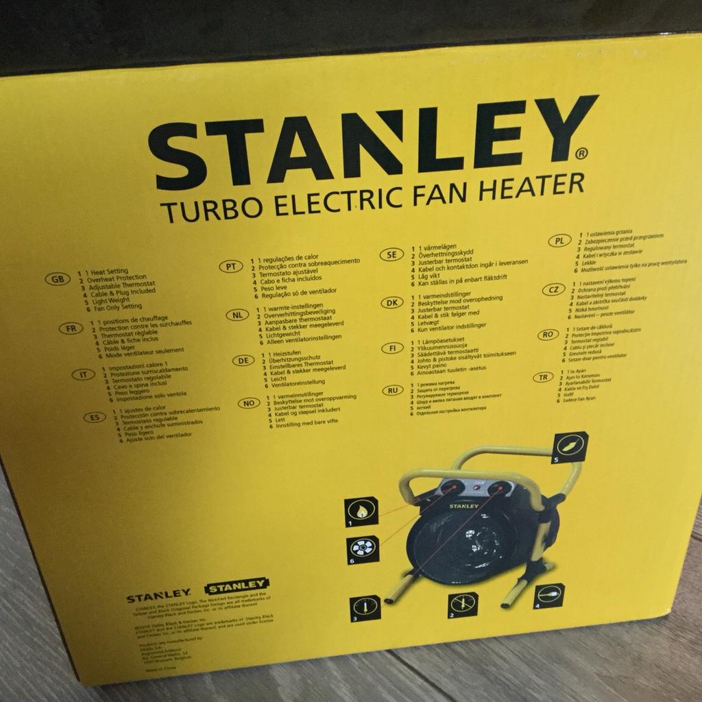 Stanley turbo electric fan heater 2.0KW in M34 Manchester für 25,00 ...