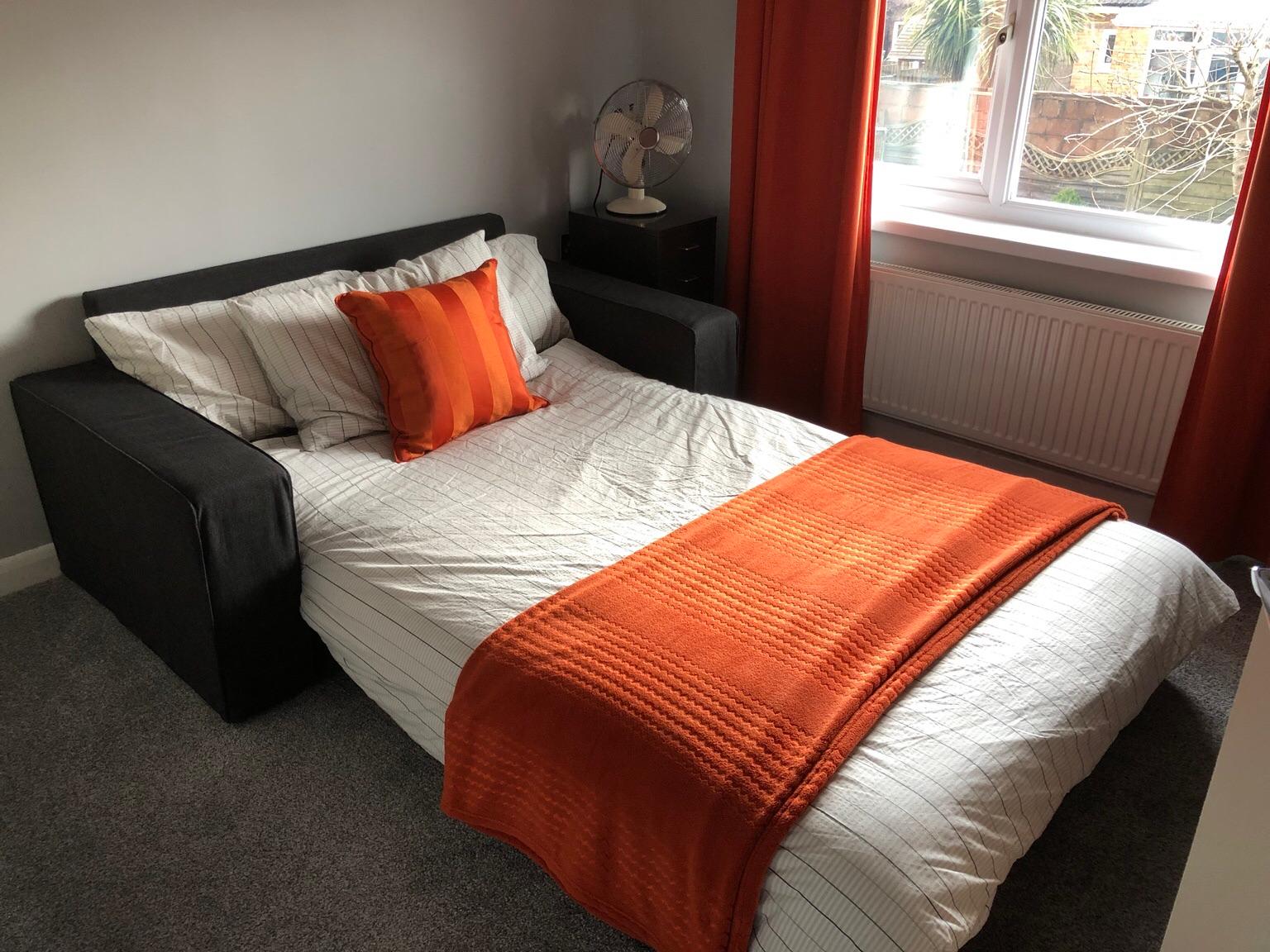 Ikea Sofa Bed in Anthracite Grey in CF38 Village for £150.00 for sale ...