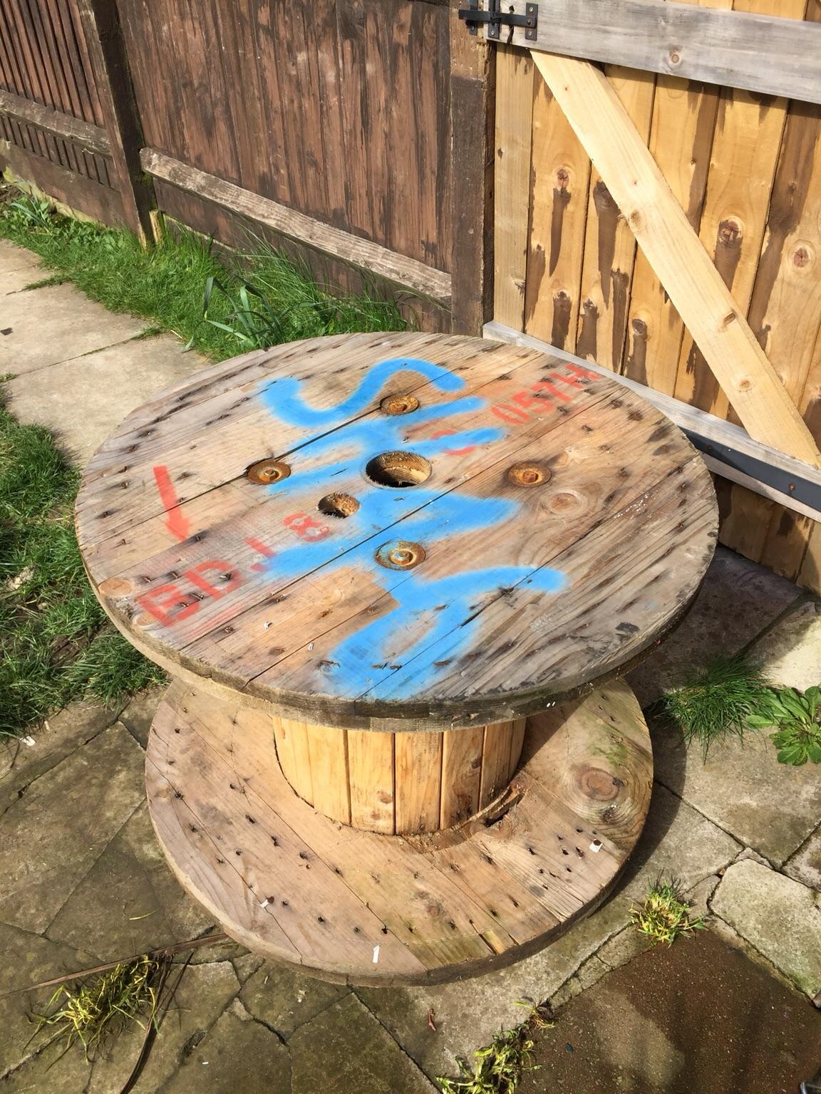 Wooden Cable Drum Spool in CT9 Thanet für 10,00 £ zum Verkauf | Shpock DE