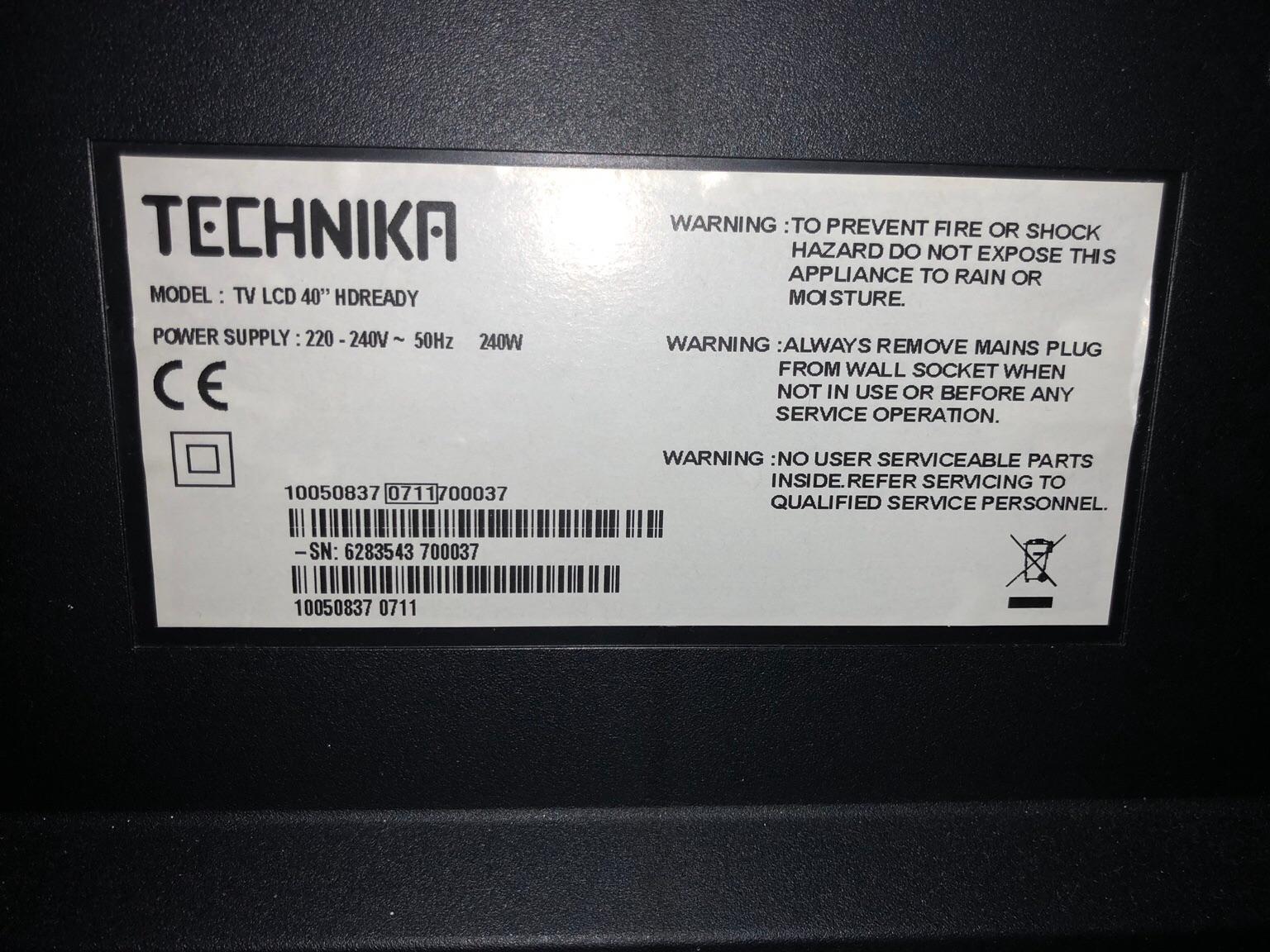 Technika 40" LCD TV HD Ready in NE13 Tyne für £ 60,00 zum Verkauf ...