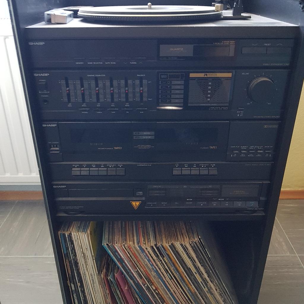 SHARP Hifi-Anlage - Retro mit Plattenspieler in 78086 Brigachtal für € ...