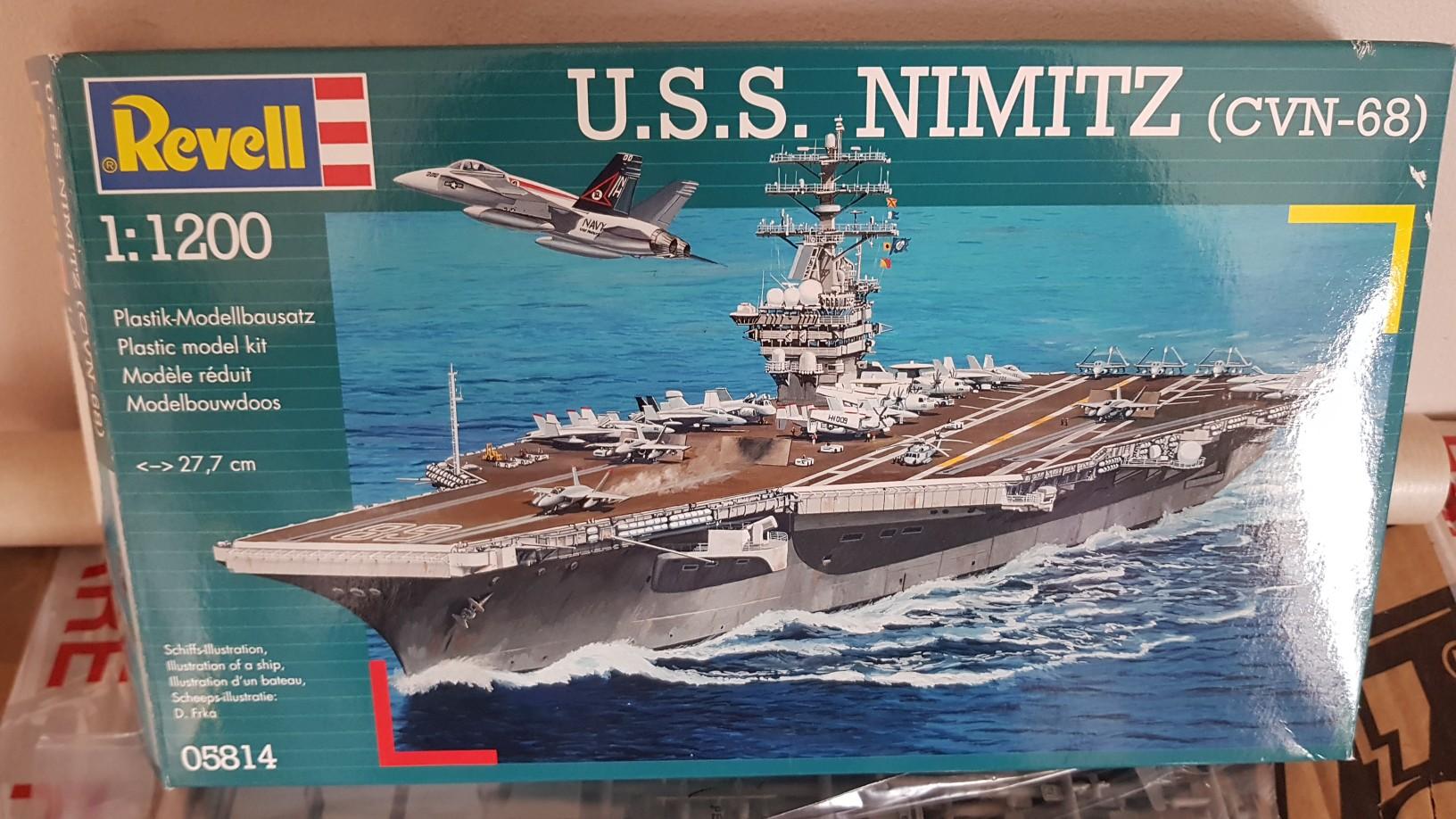 New uss nimitz aircraft carrier model kit in Trimley St Mary für 9,00 ...