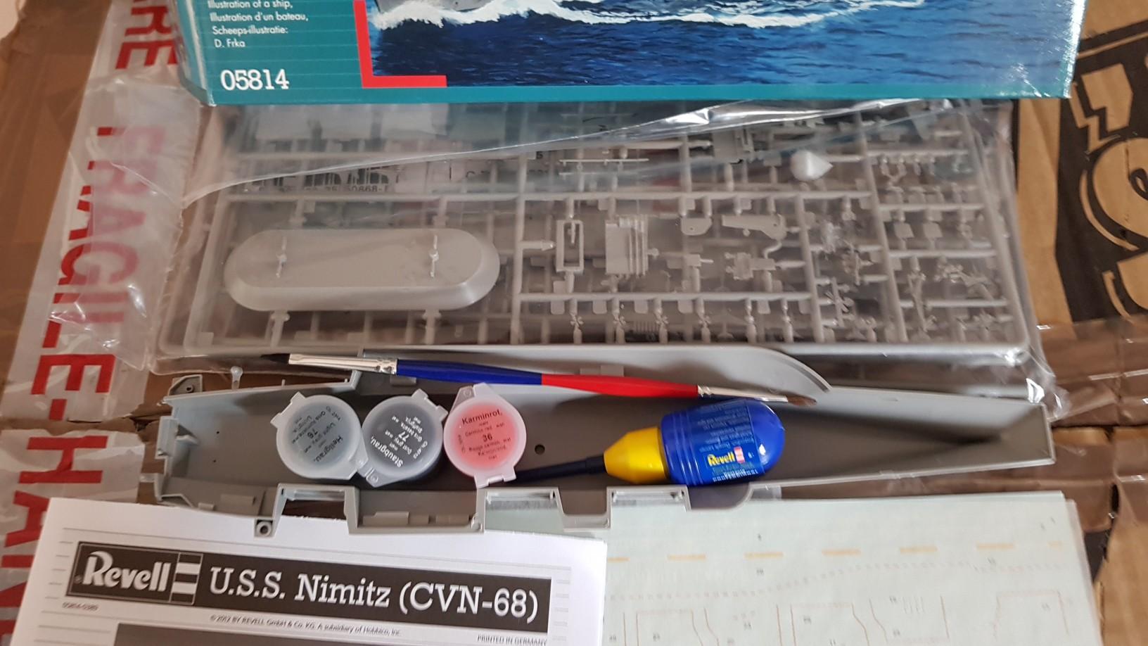 New uss nimitz aircraft carrier model kit in Trimley St Mary für 9,00 ...