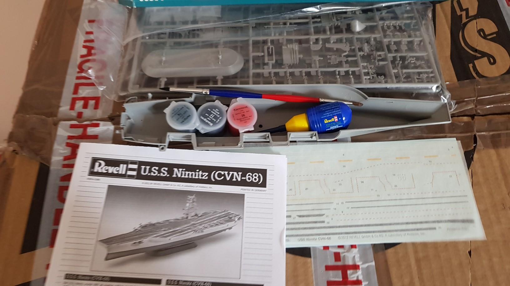 New uss nimitz aircraft carrier model kit in Trimley St Mary für 9,00 ...
