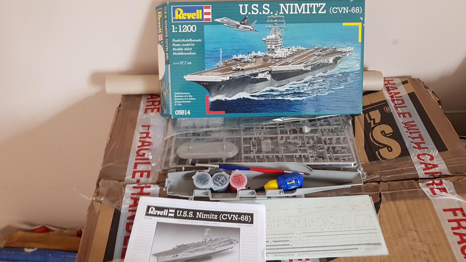 New uss nimitz aircraft carrier model kit in Trimley St Mary für 9,00 ...