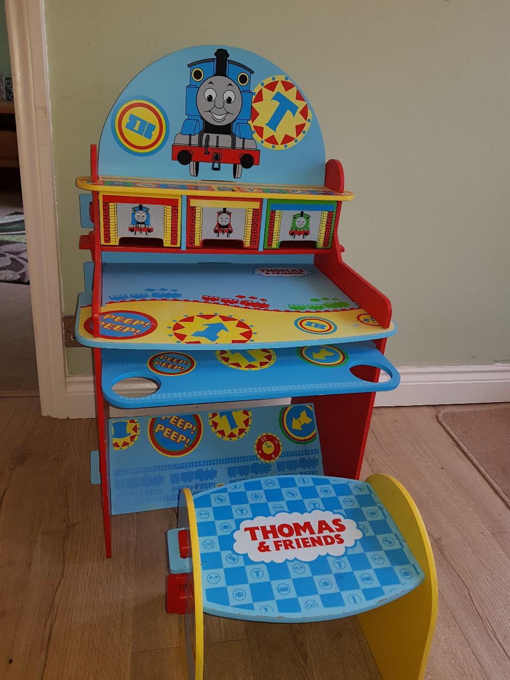 Thomas the Tank Engine Desk and Stool in Gresford for £10.00 for sale ...