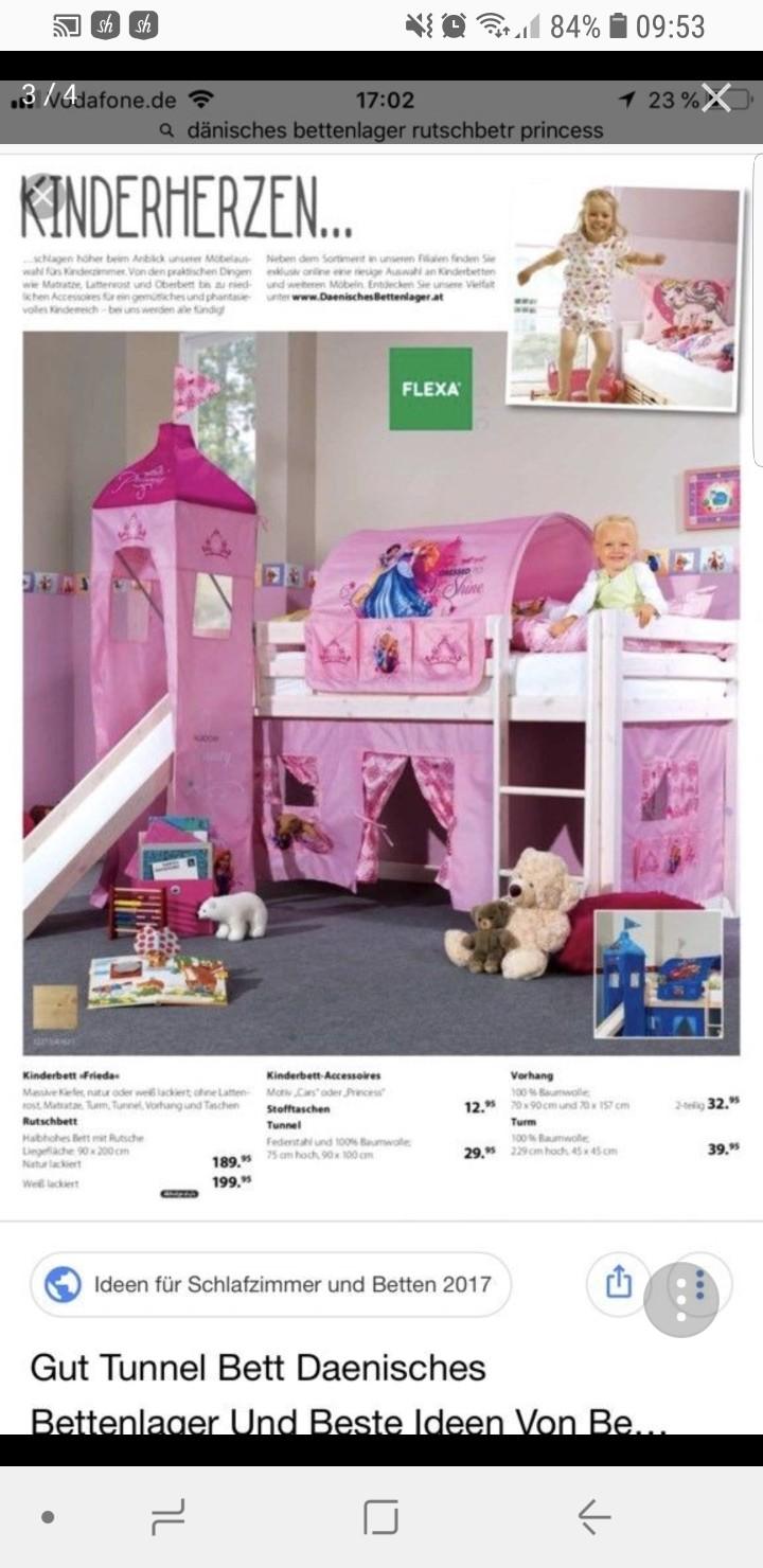 Halbhohes Hochbett Disney Princess in 76676 Graben-Neudorf für € 190,00 ...