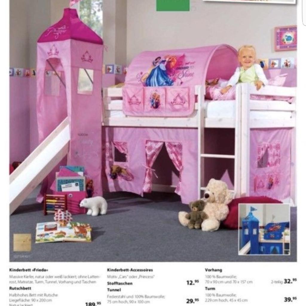 Halbhohes Hochbett Disney Princess in 76676 Graben-Neudorf für € 190,00 ...