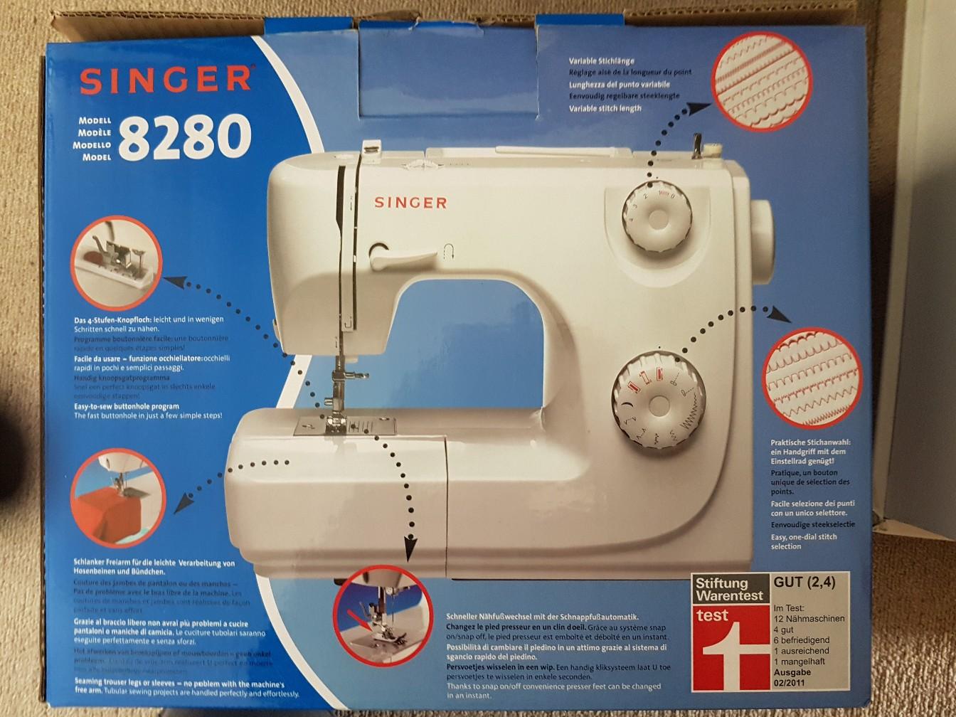 Nähmaschine SINGER 8280 in 07907 Schleiz für € 75,00 zum Verkauf ...