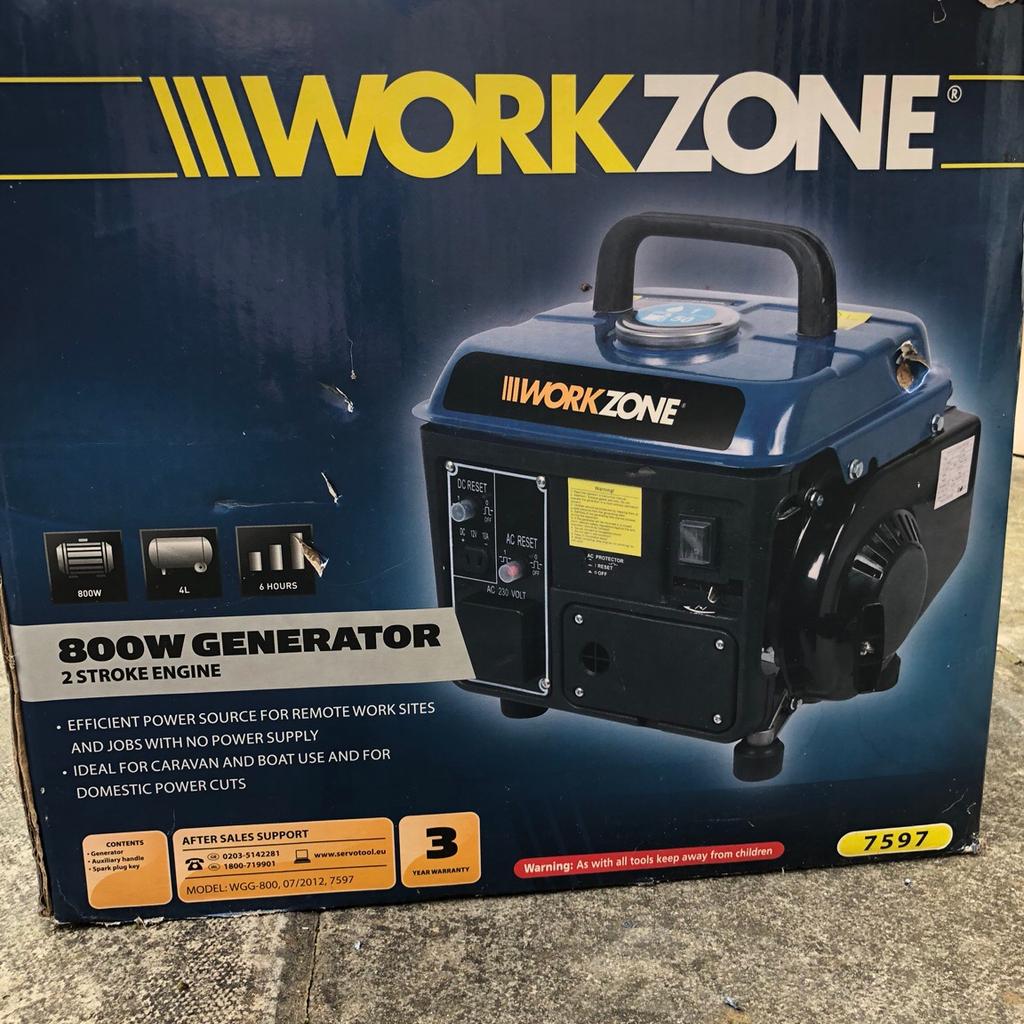 Workzone Generator 800W in Charnwood für £ 20,00 zum Verkauf | Shpock AT