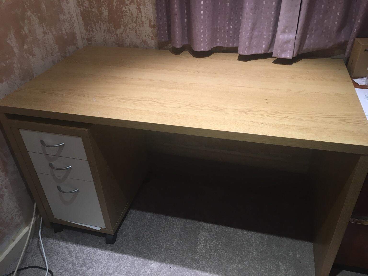 Ikea malm desk and drawers in B93 Solihull für 40,00 £ zum Verkauf ...