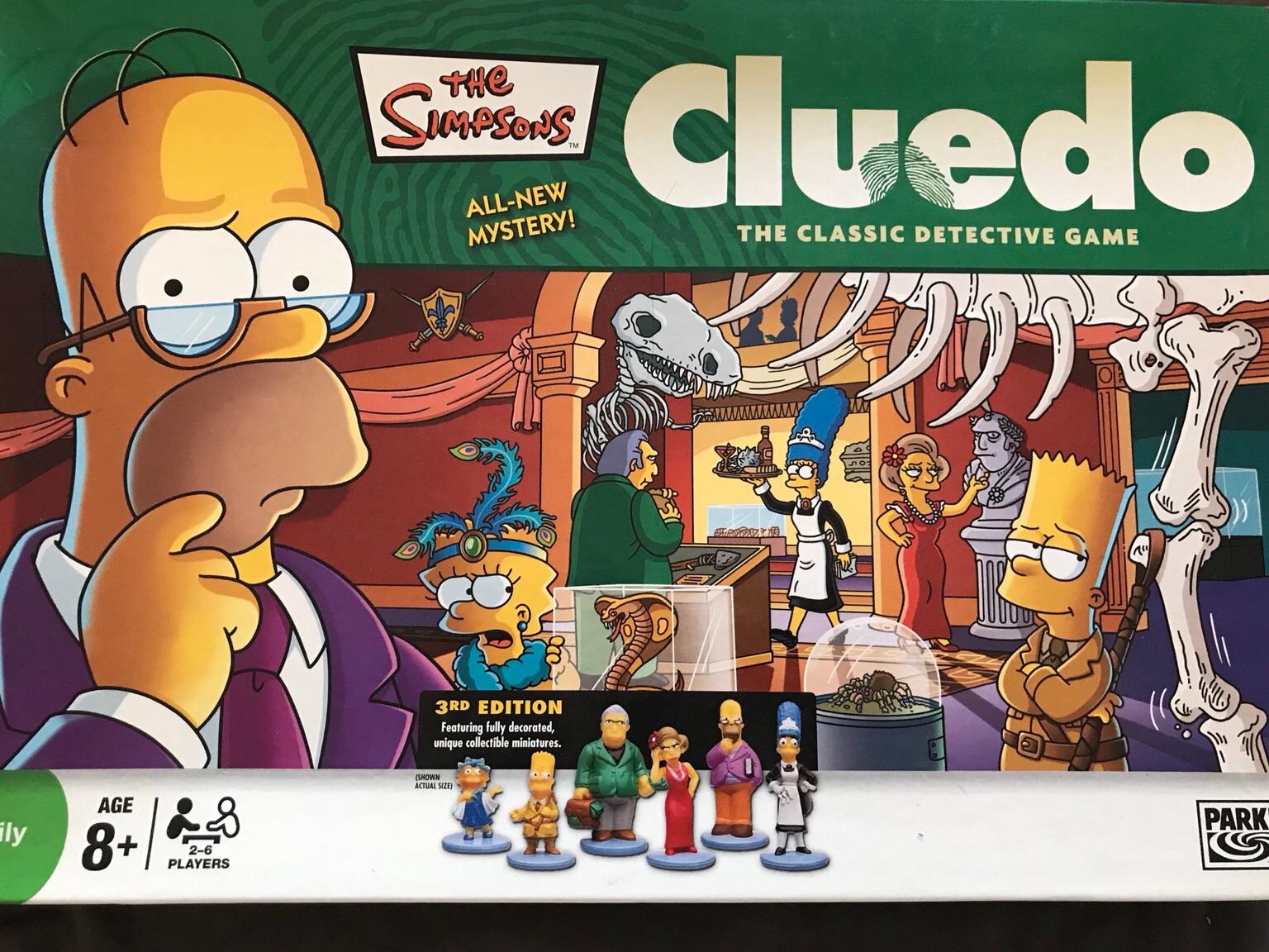 The Simpsons Cluedo 3rd Edition - Rare in SE27 Lambeth for £7.50 for ...