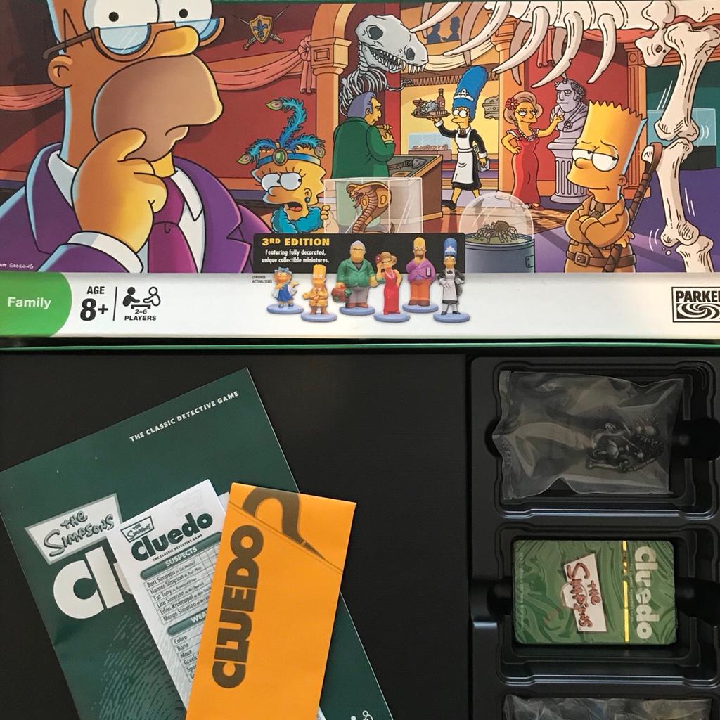 The Simpsons Cluedo 3rd Edition - Rare in SE27 Lambeth for £7.50 for ...