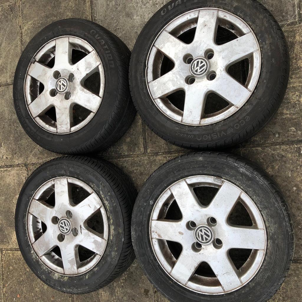 Polo 14inch alloy wheels and tyres in London Borough of Bromley for £80 ...